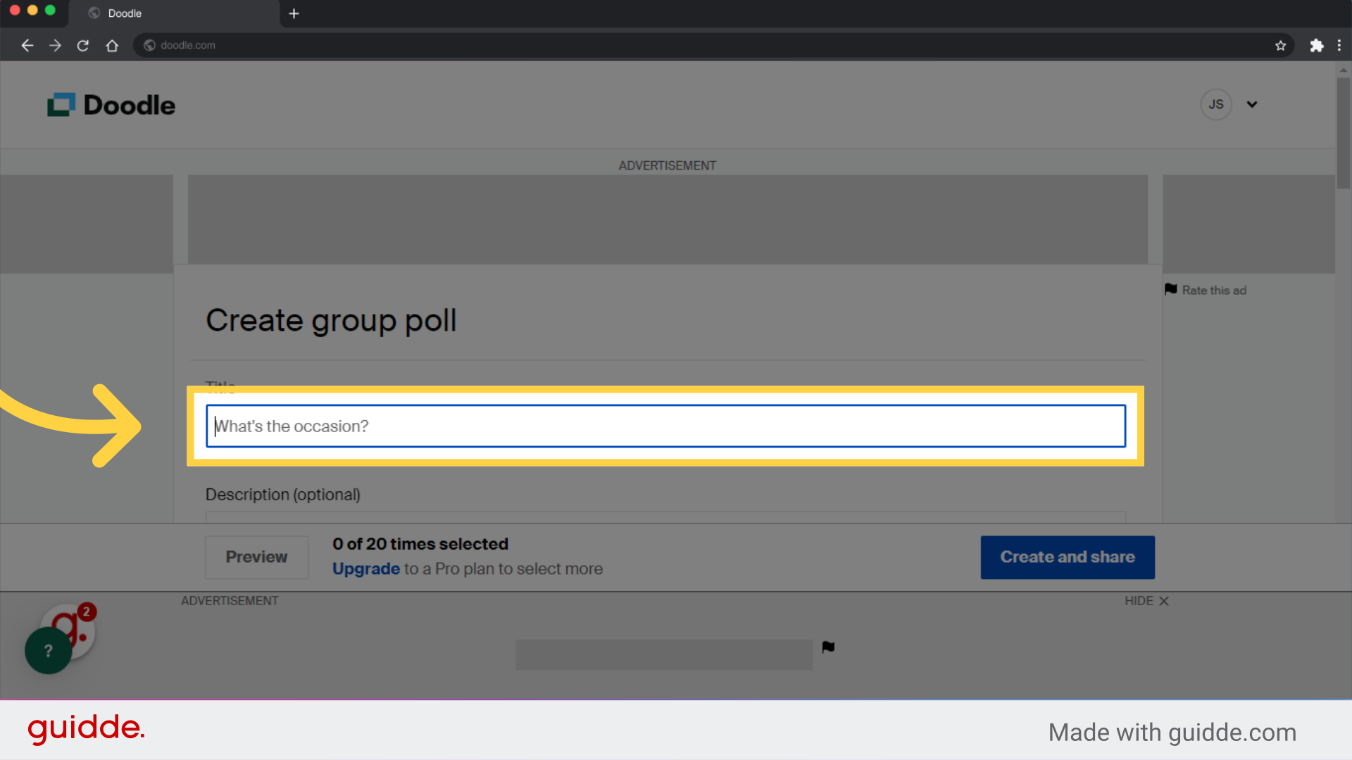 How to create and schedule polls and surveys with Doodle - Guidde | Gallery