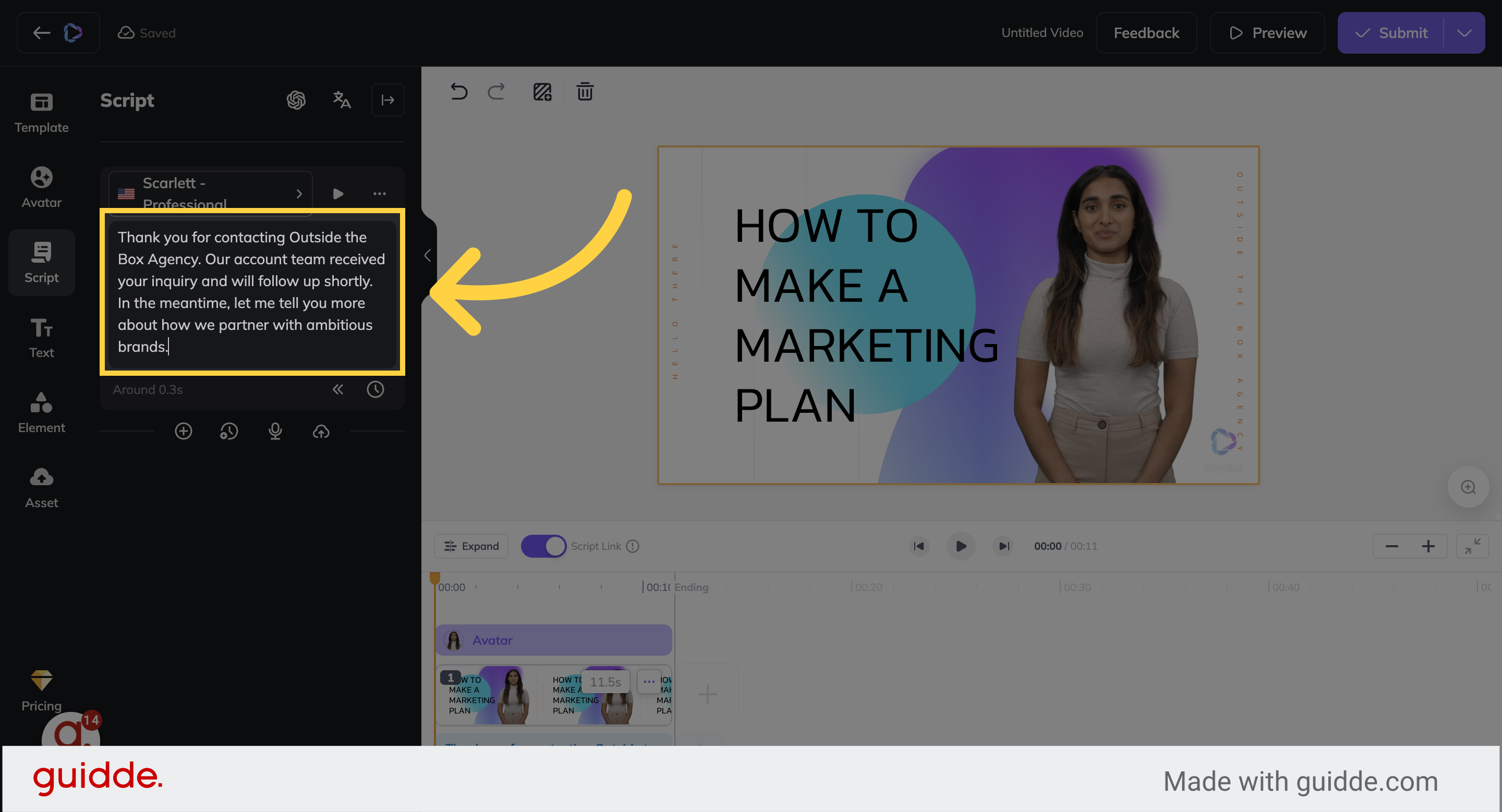 How to create videos on Heygen using templates? - Guidde | Gallery