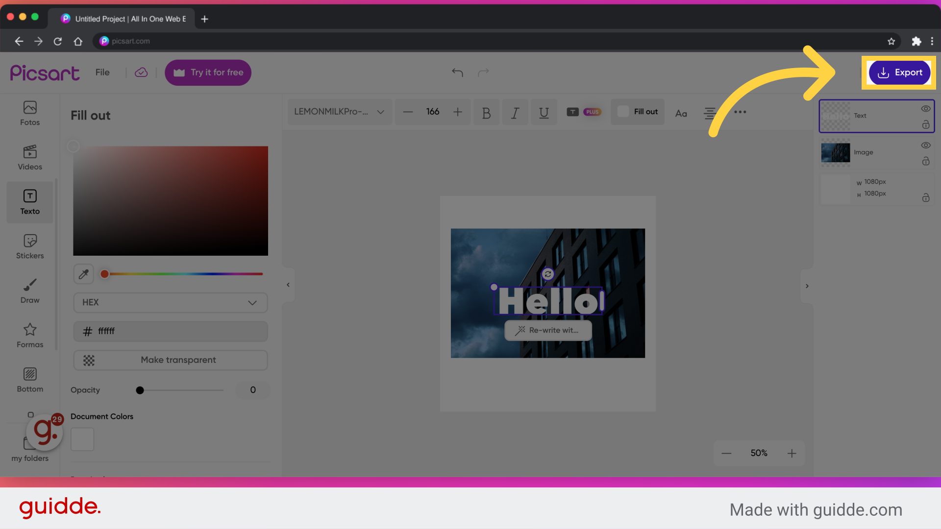 How to edit photos, add effects, and add filters in PicsArt - Guidde ...