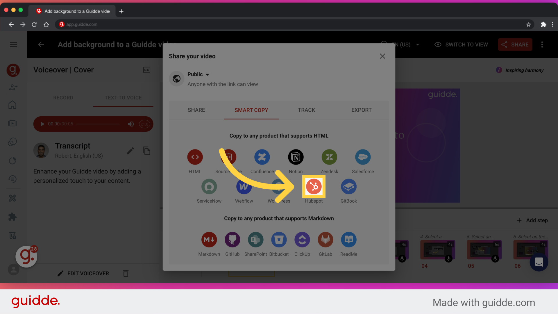How to Embed a Guidde video - Guidde | Gallery