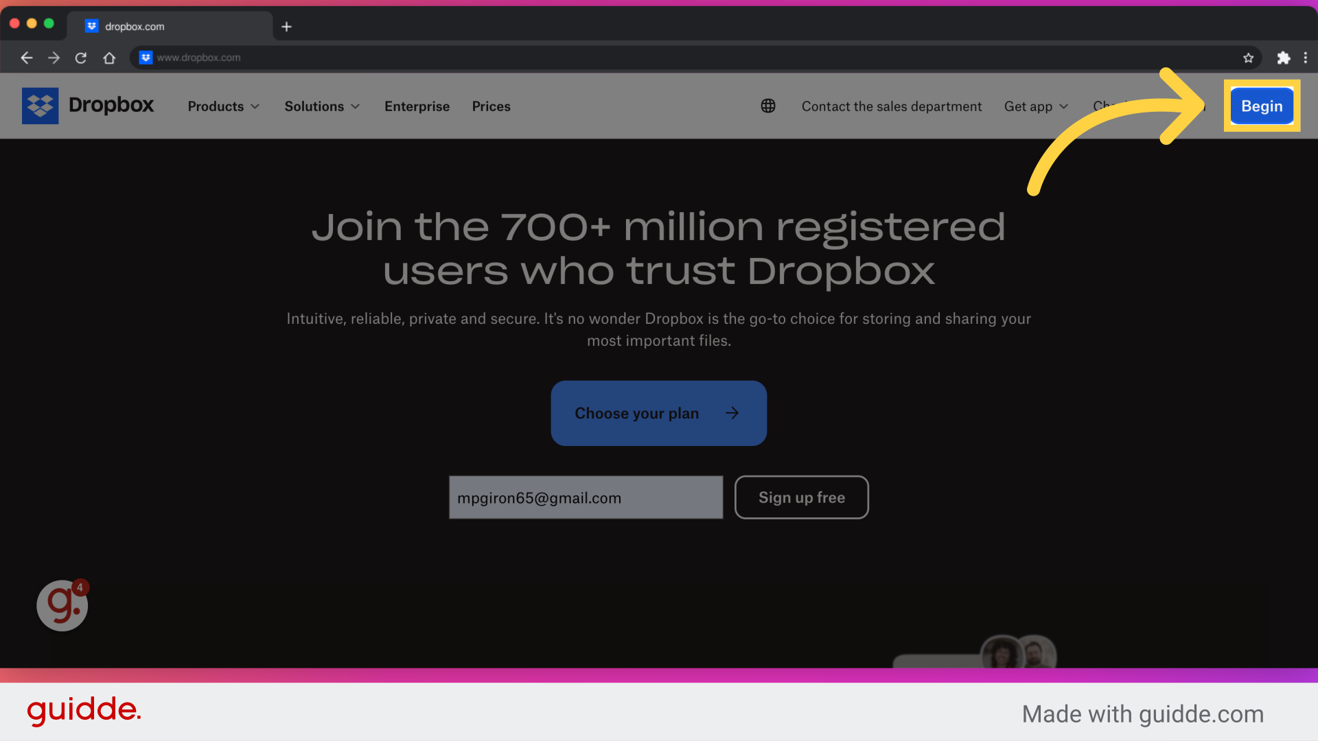 How to set up and organize your Dropbox account - Guidde | Gallery