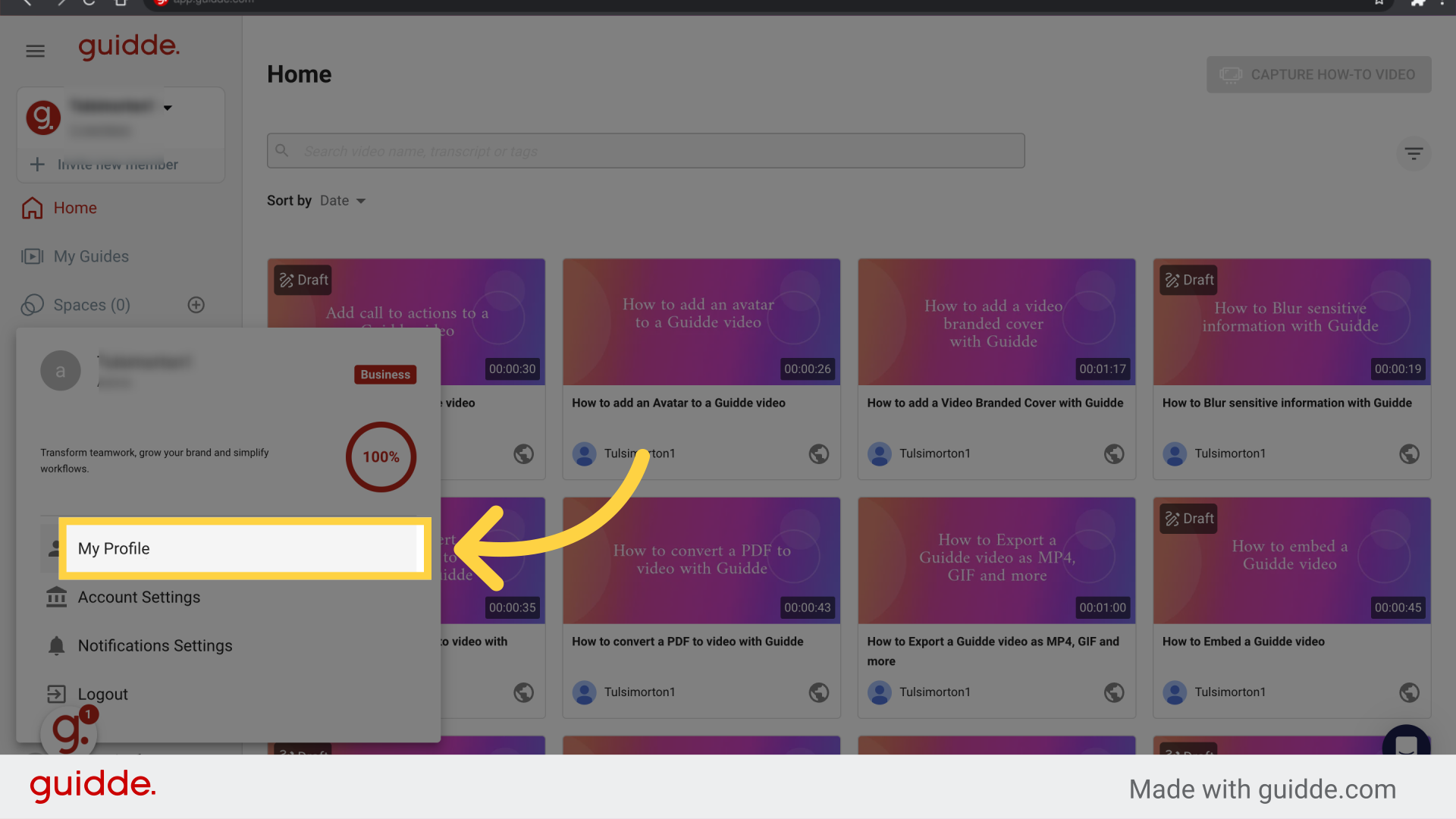 How to add an Avatar to a Guidde video - Guidde | Gallery