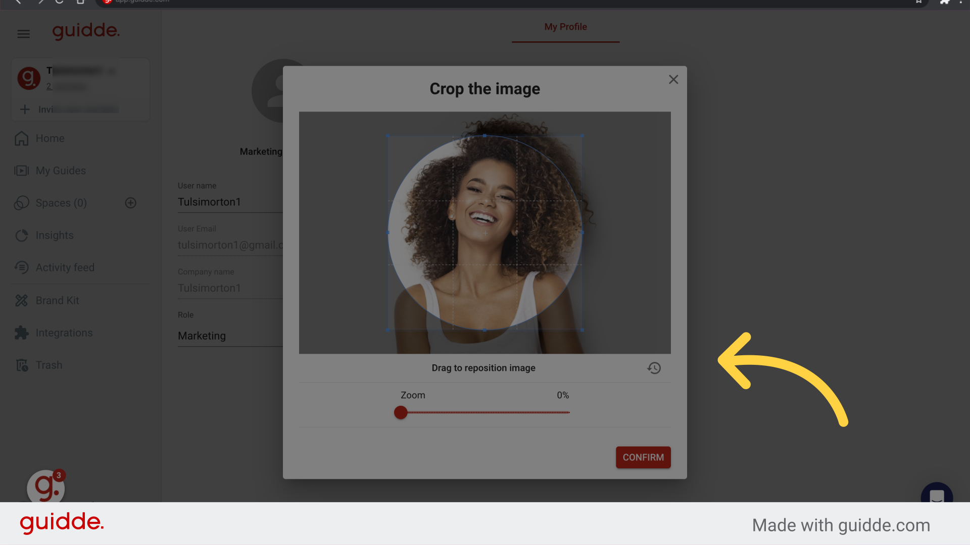 How to add an Avatar to a Guidde video - Guidde | Gallery