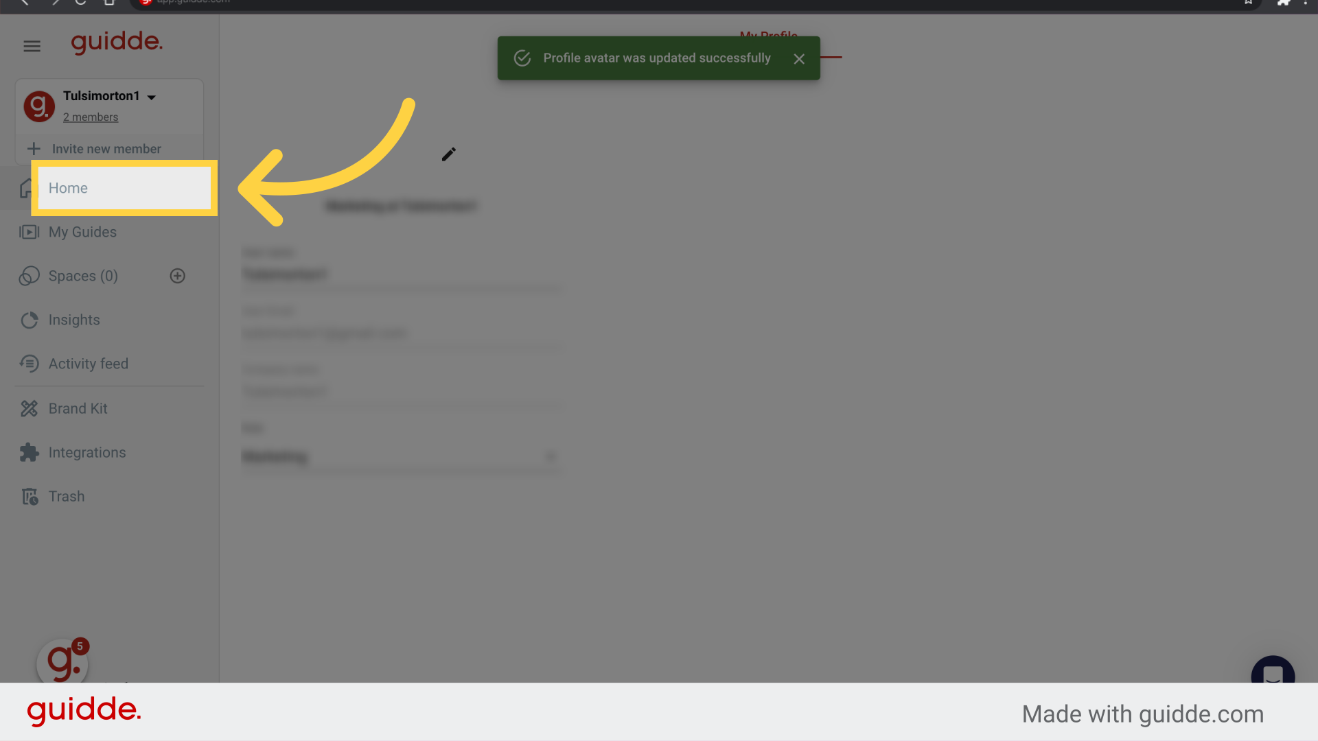 How to add an Avatar to a Guidde video - Guidde | Gallery