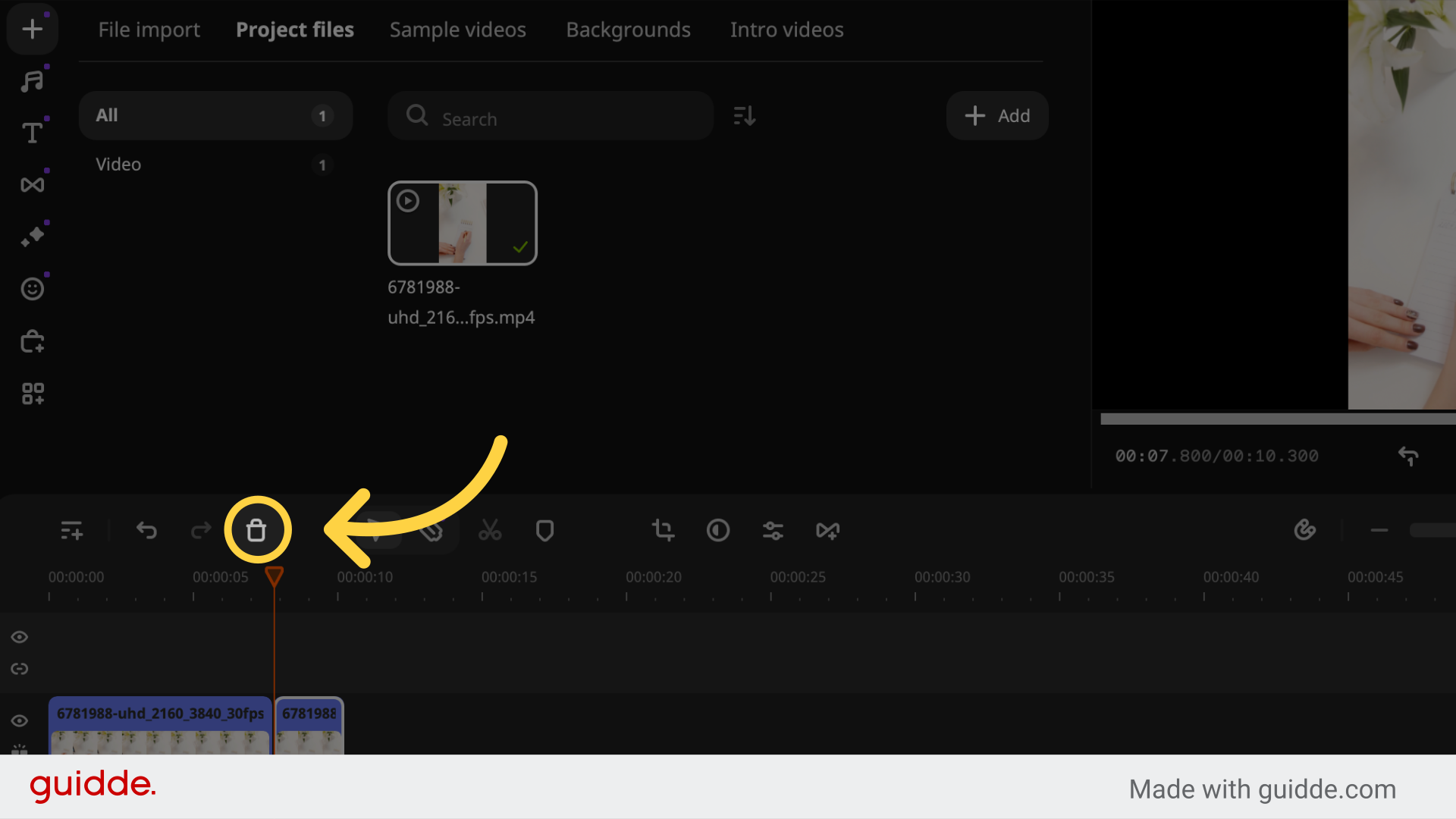 How to trim and merge video clips in Movavi Video Editor - Guidde | Gallery