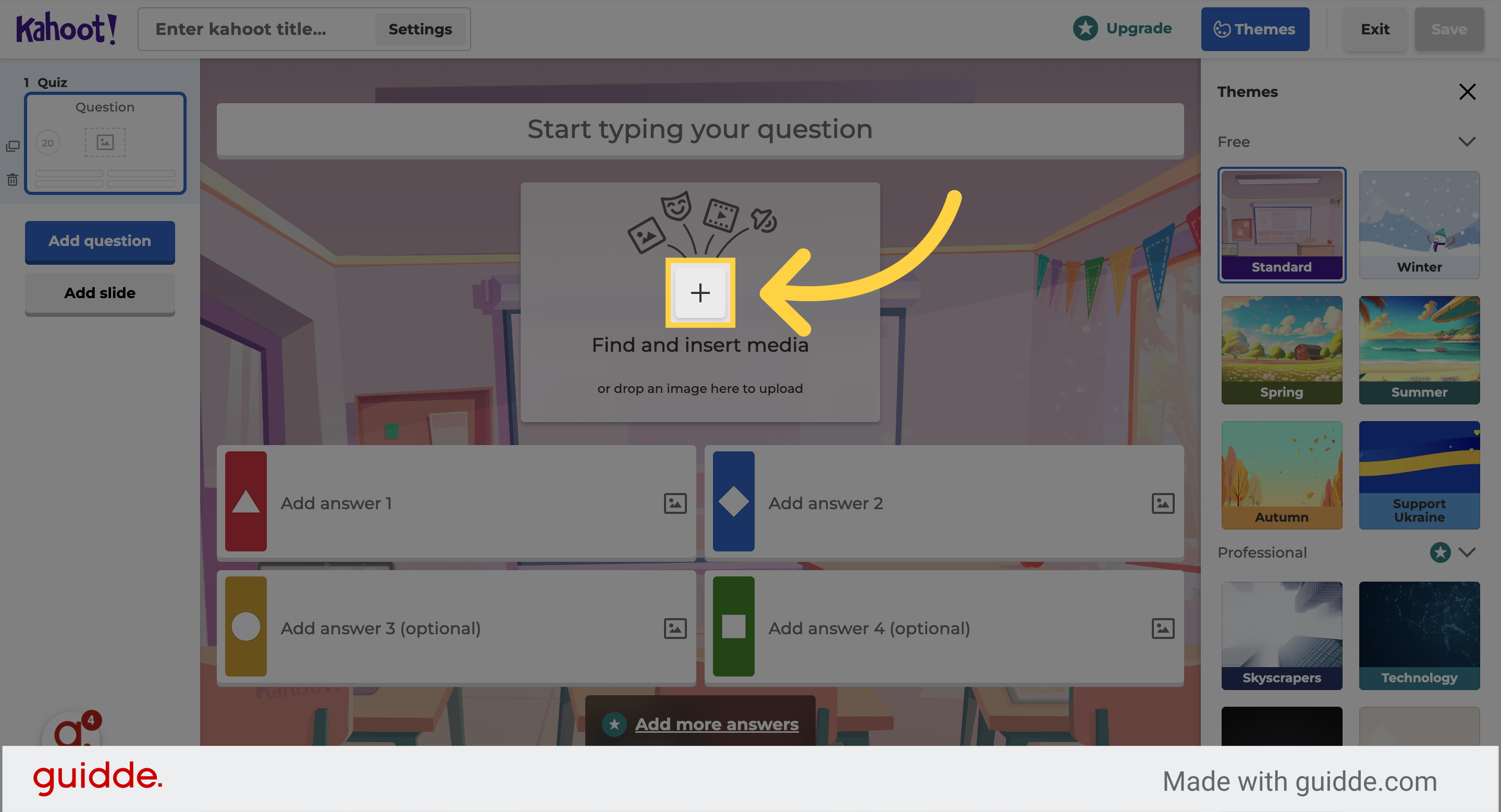 How to create a new Kahoot quiz - Guidde | Gallery