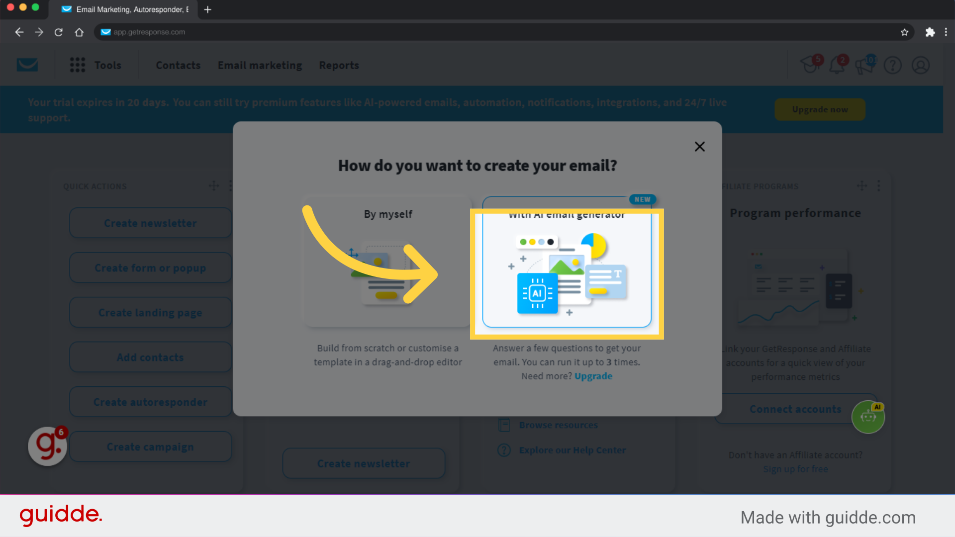 How to create and design email marketing campaigns in GetResponse ...