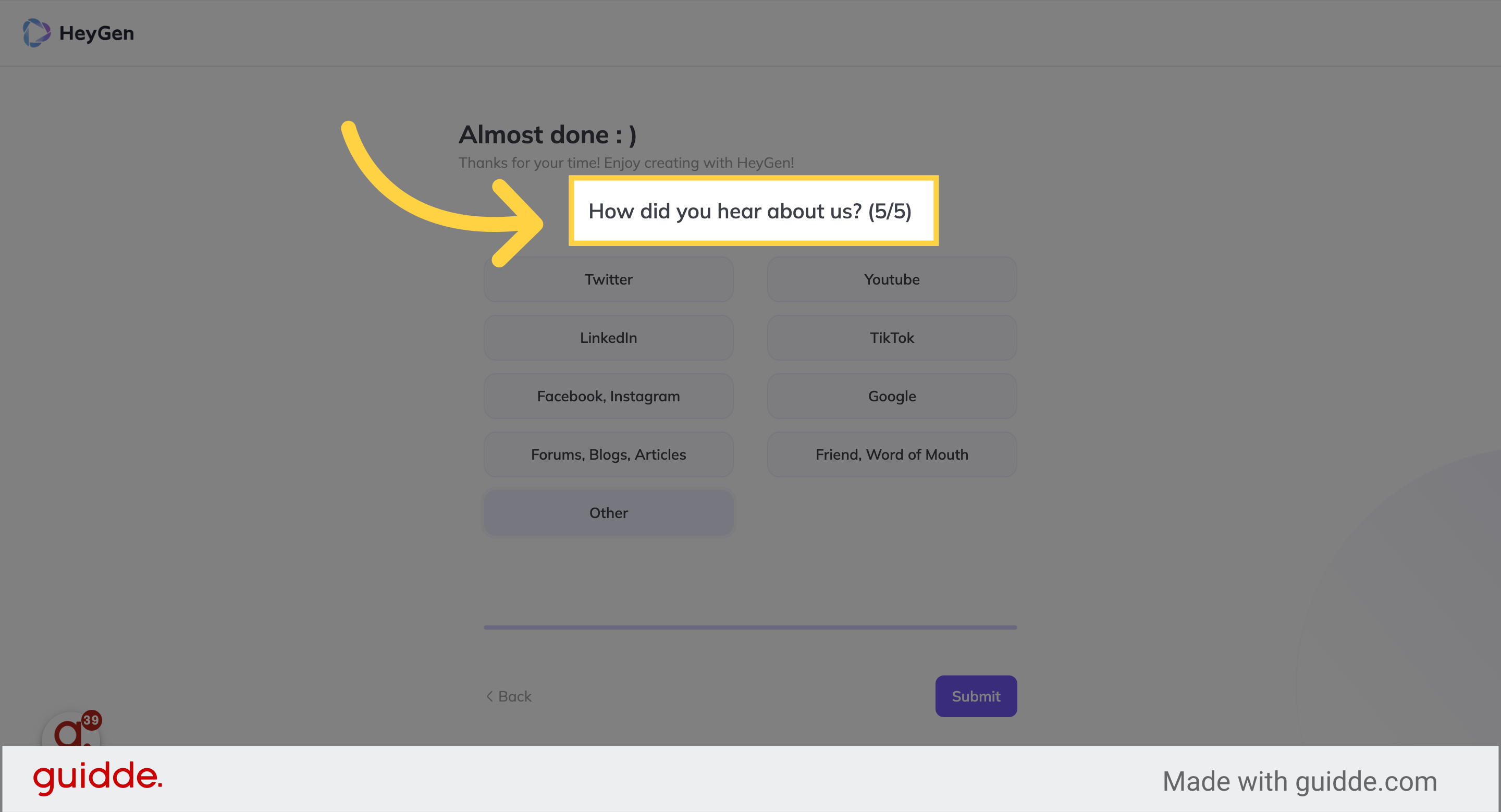 How to create an account on HeyGen? - Guidde | Gallery