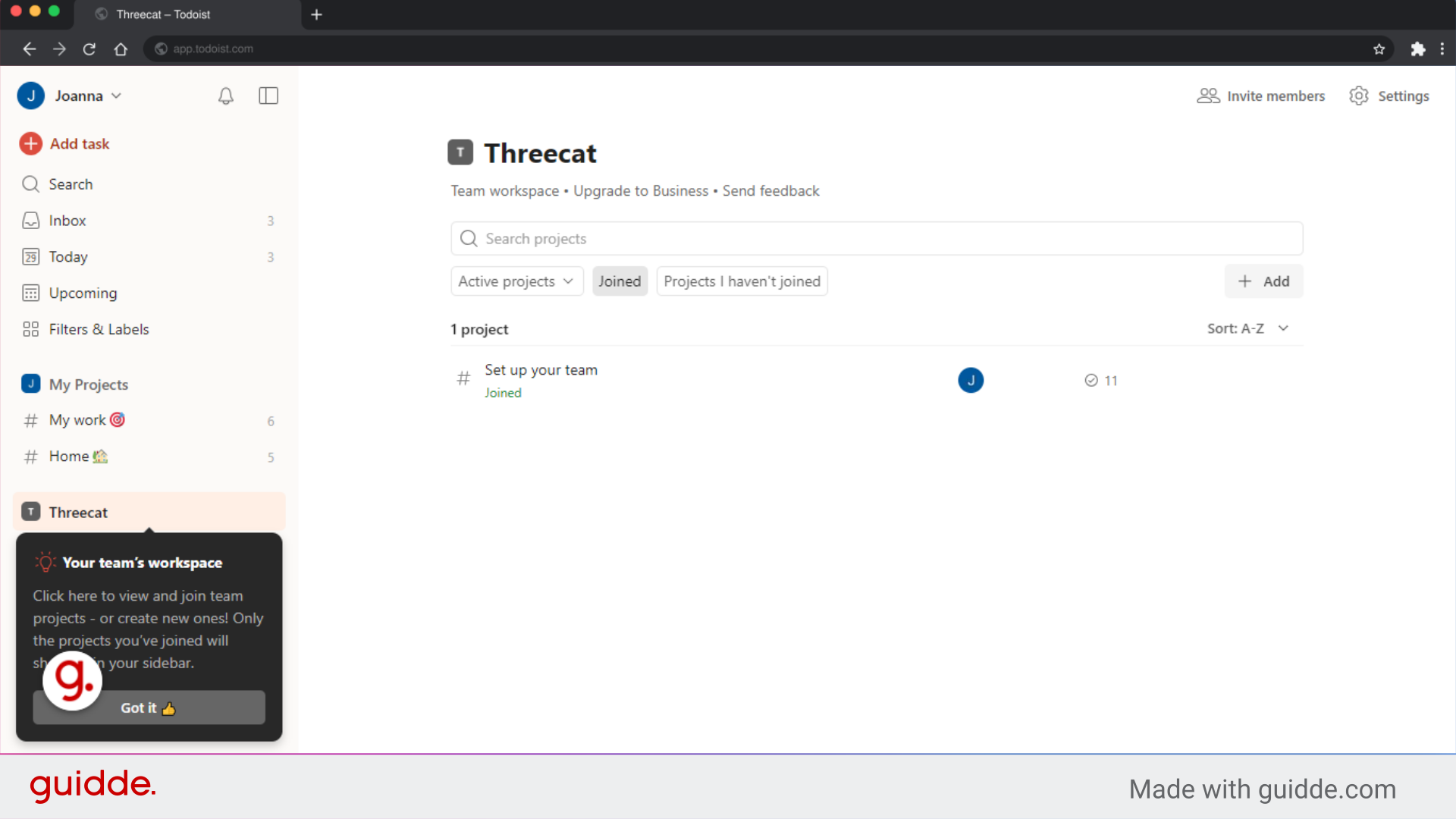 How to create and organize tasks in Todoist - Guidde | Gallery