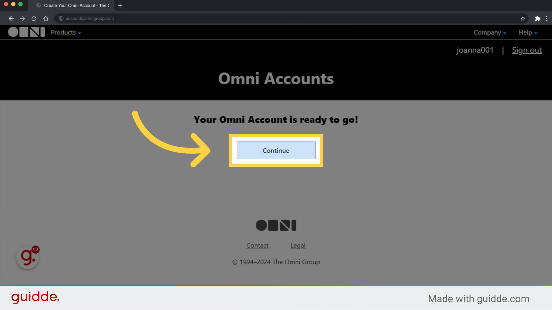 How to set up OmniFocus account - Guidde | Gallery
