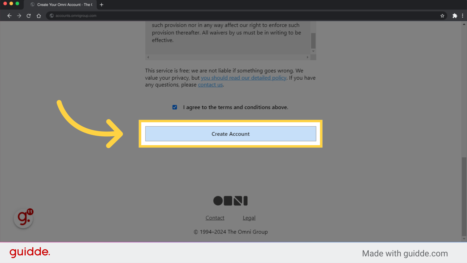 How to set up OmniFocus account - Guidde | Gallery