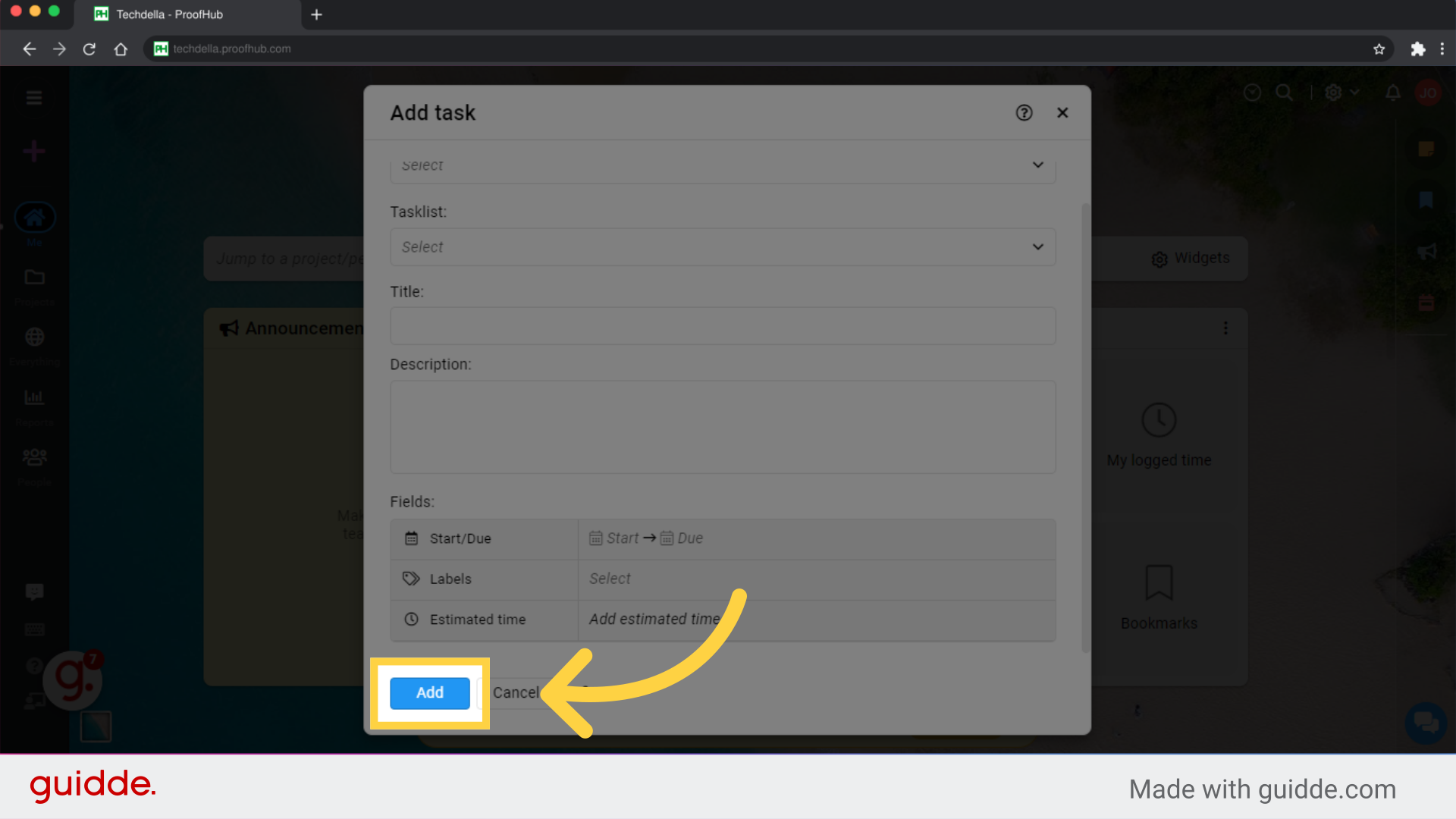 How to set up custom workflows and task lists in ProofHub - Guidde | Gallery