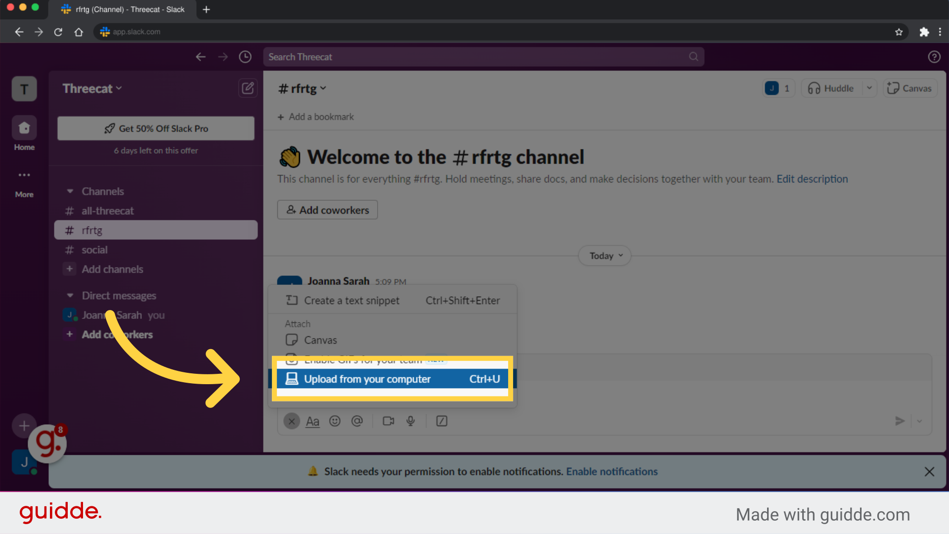 How to send messages, share files, and use emojis and reactions in ...