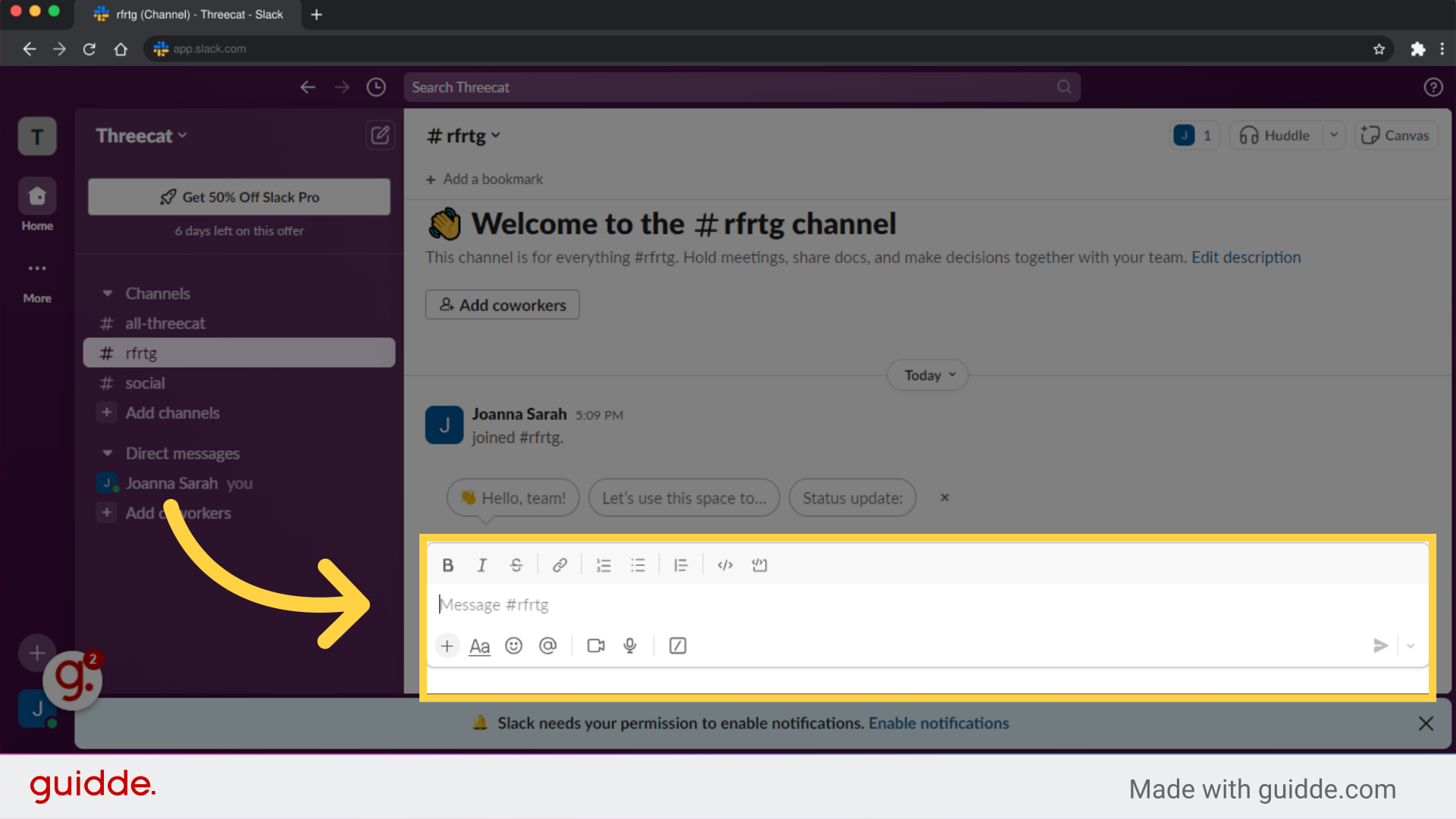 How to send messages, share files, and use emojis and reactions in ...