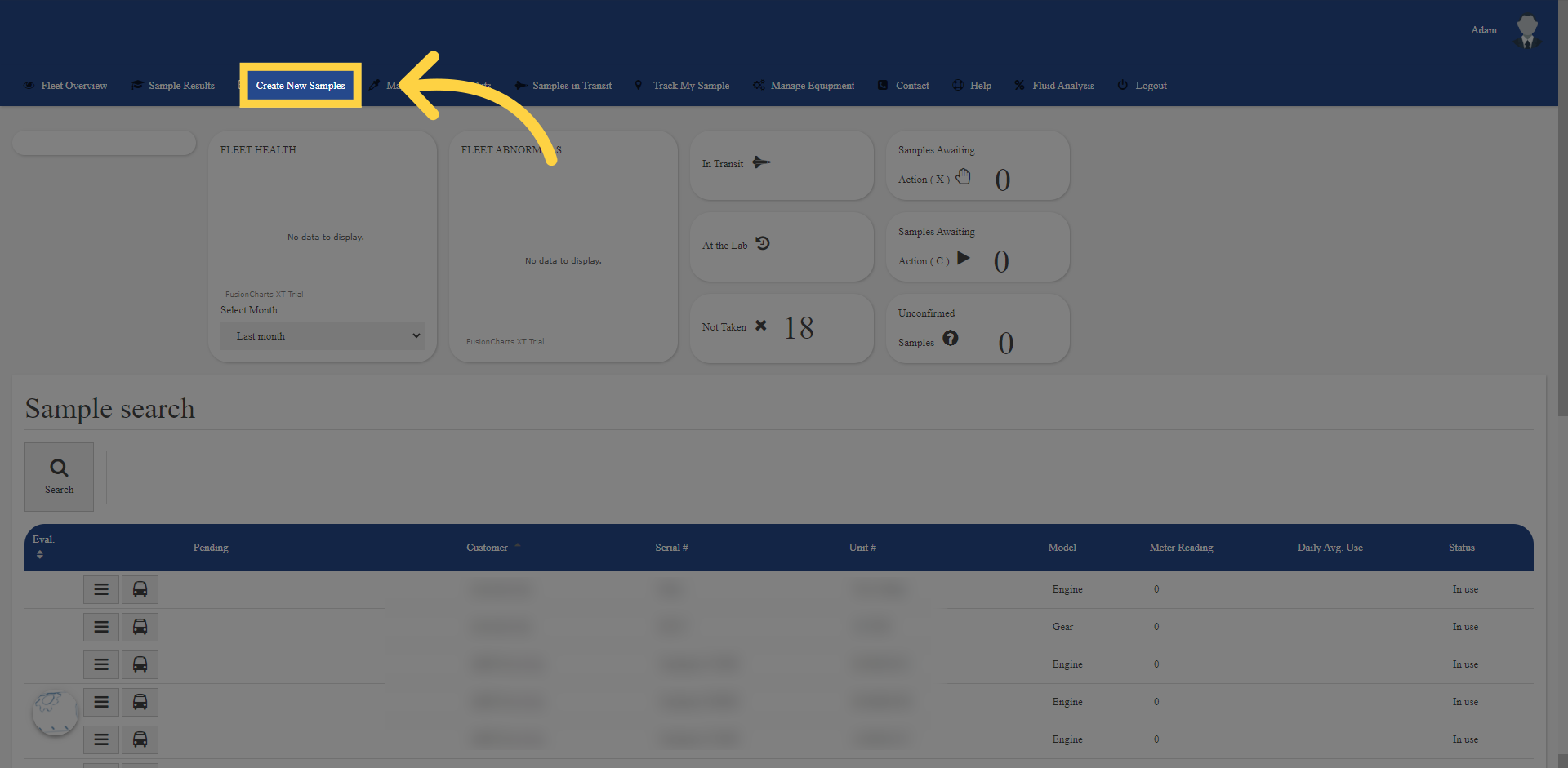 Add new machines step by step guide. - LEARN OIL ANALYSIS