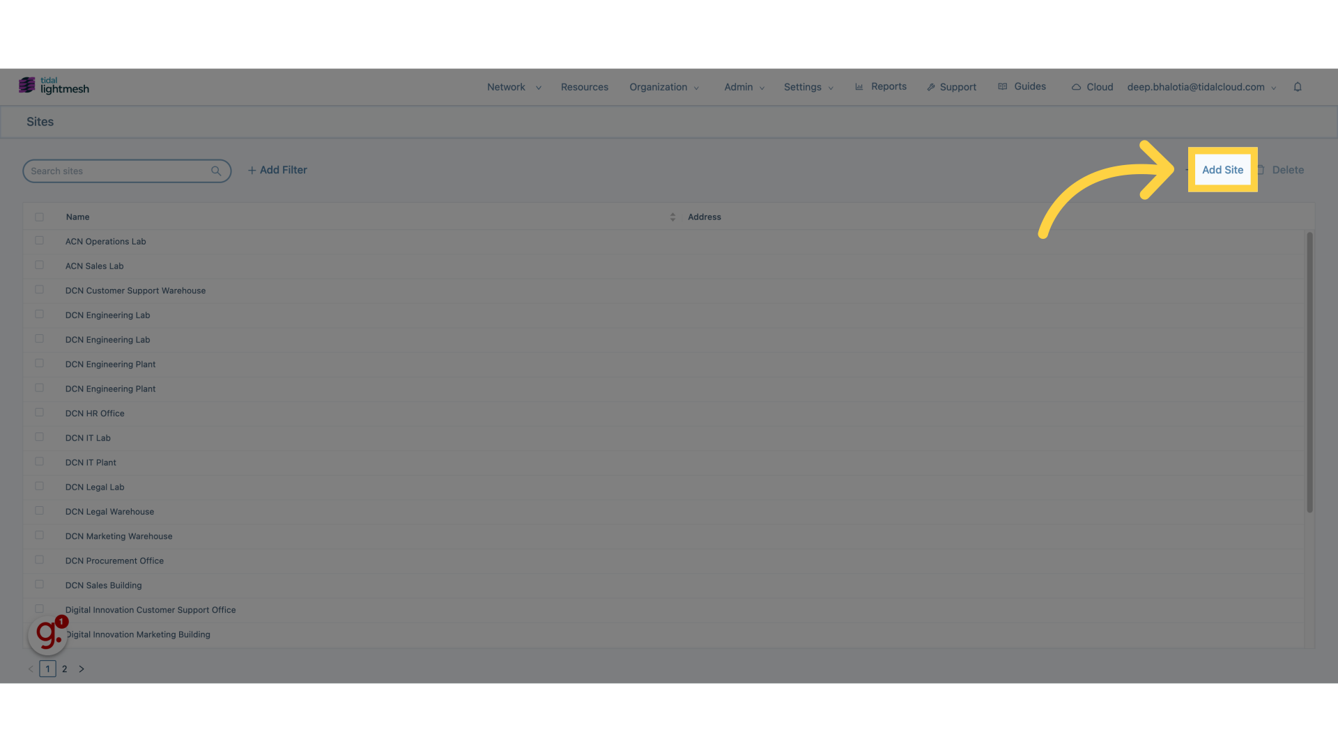 New Site | Tidal LightMesh User Guides