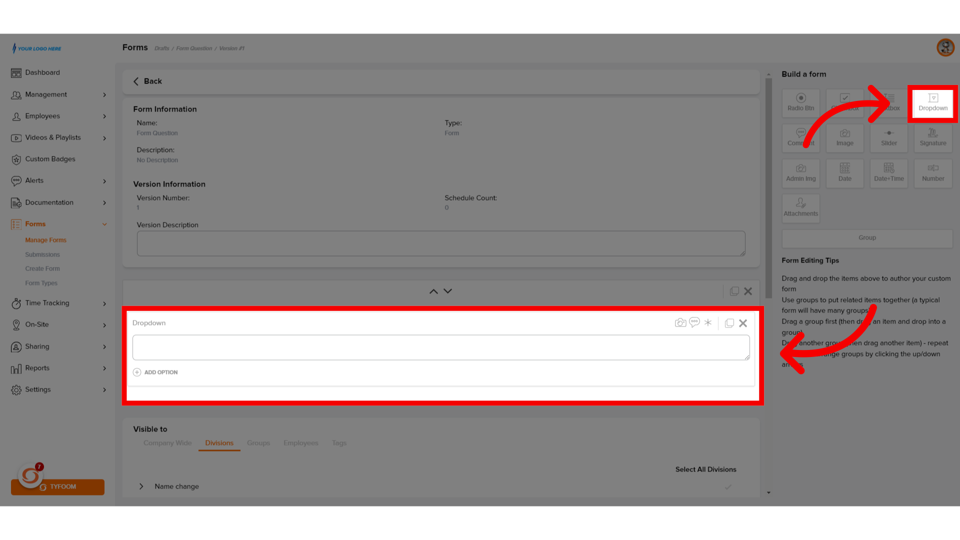 Form Question Types