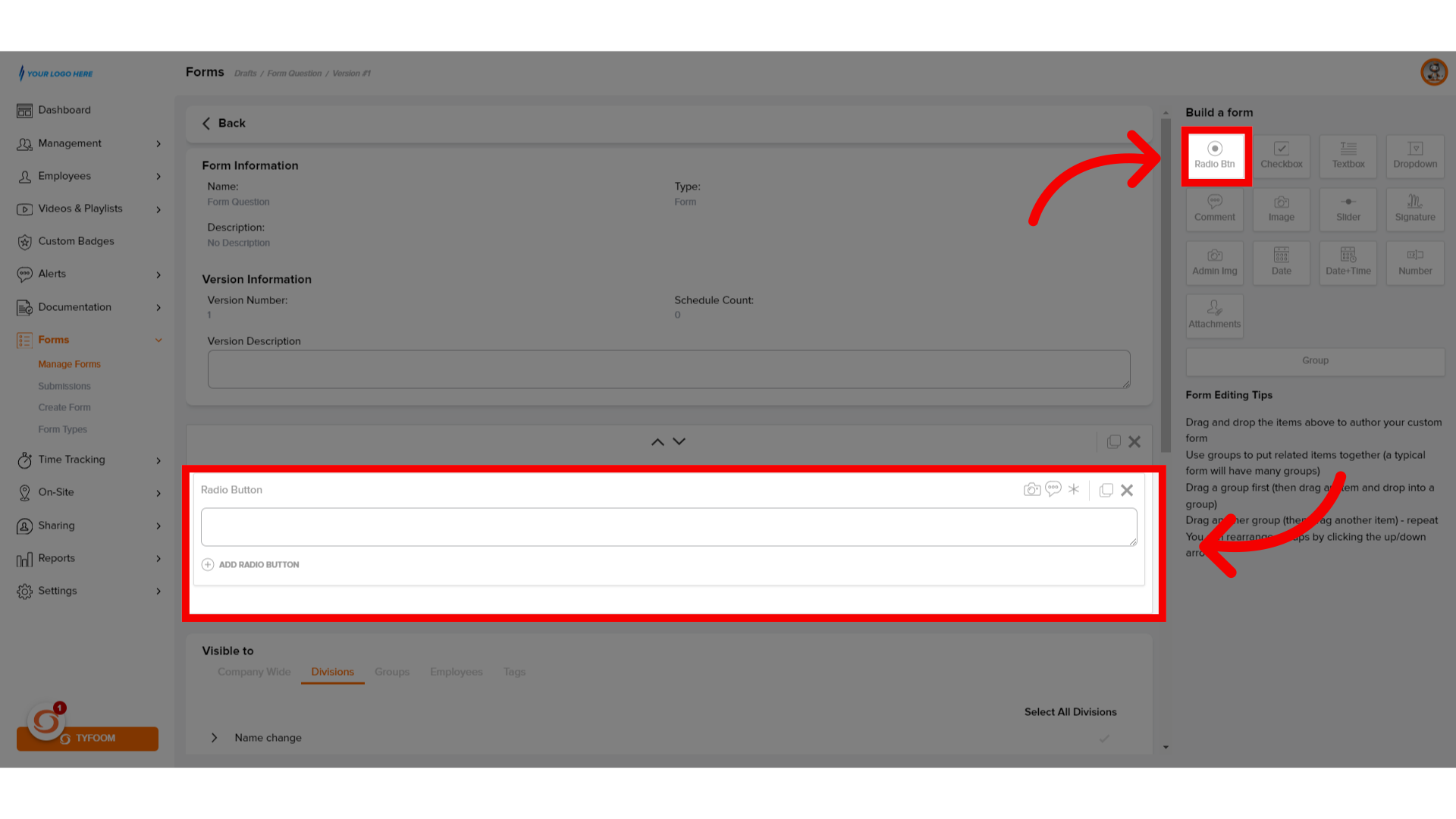 Form Question Types