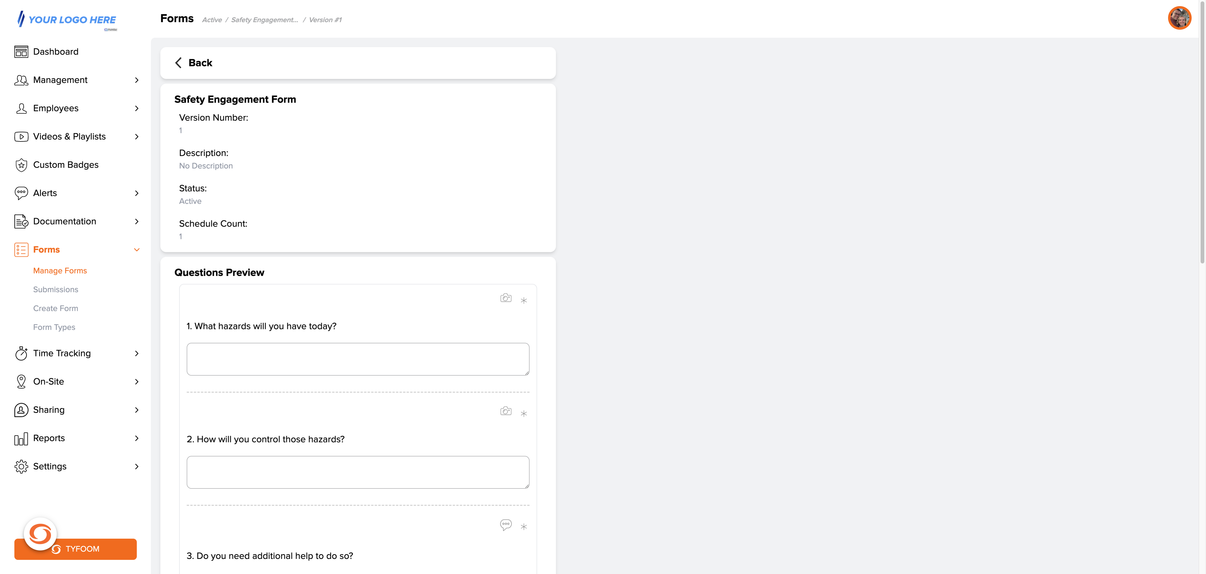 Flagged Forms Notifying Group And Division Managers