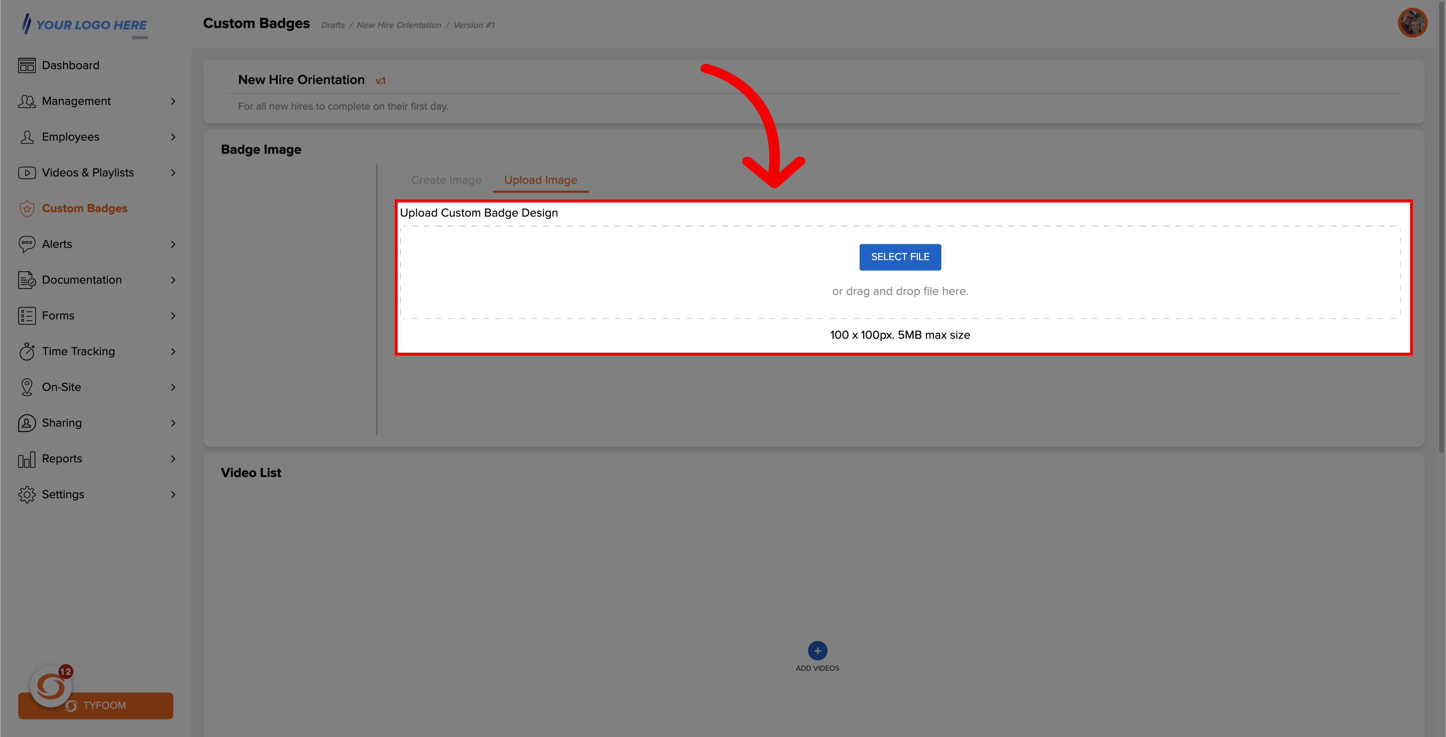 Create a Custom Badge