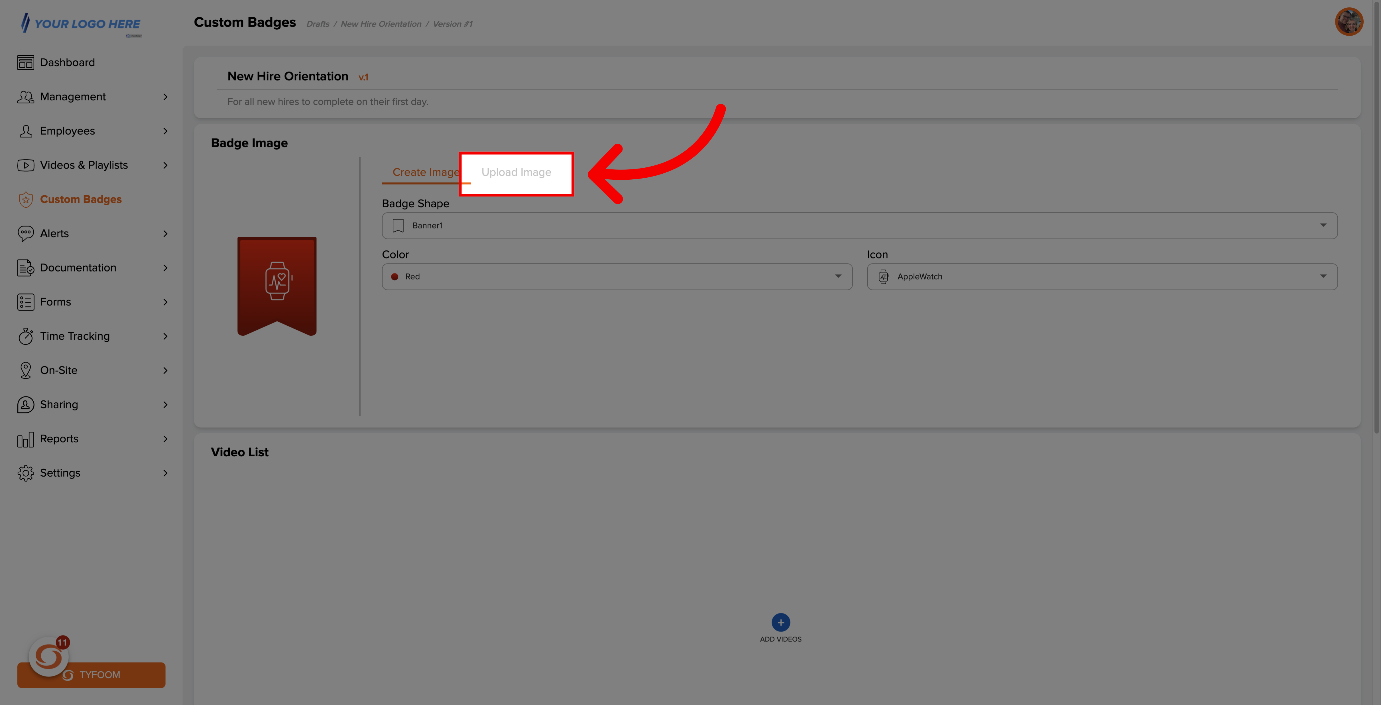 Create a Custom Badge