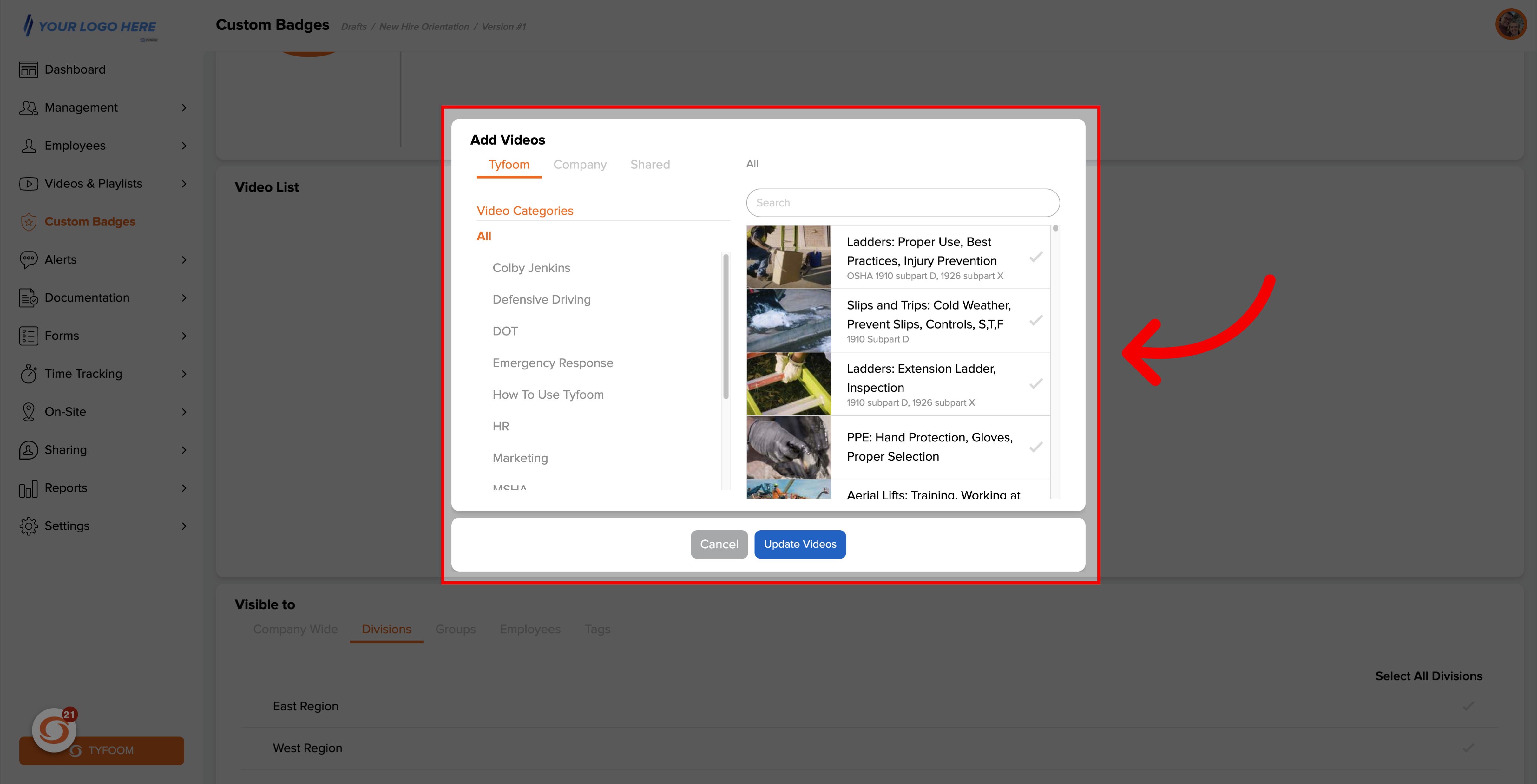 Create a Custom Badge