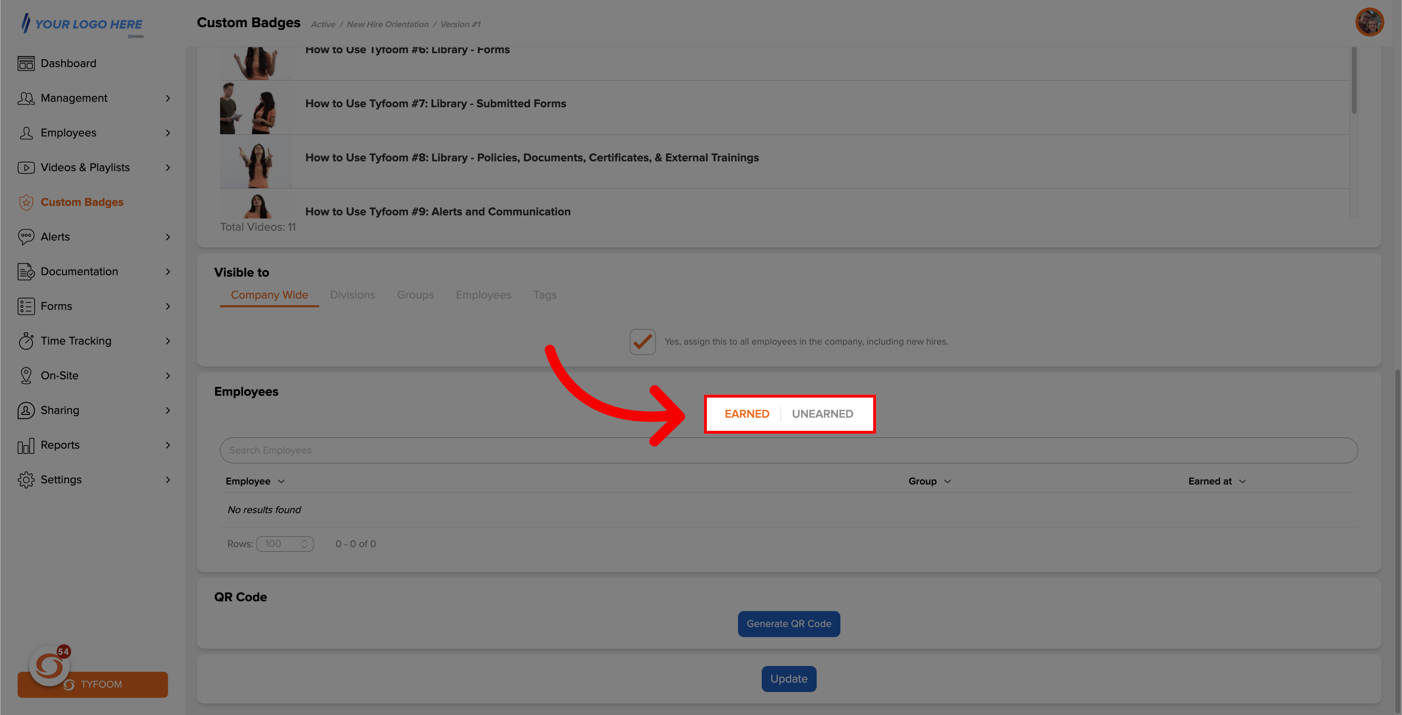 Create a Custom Badge