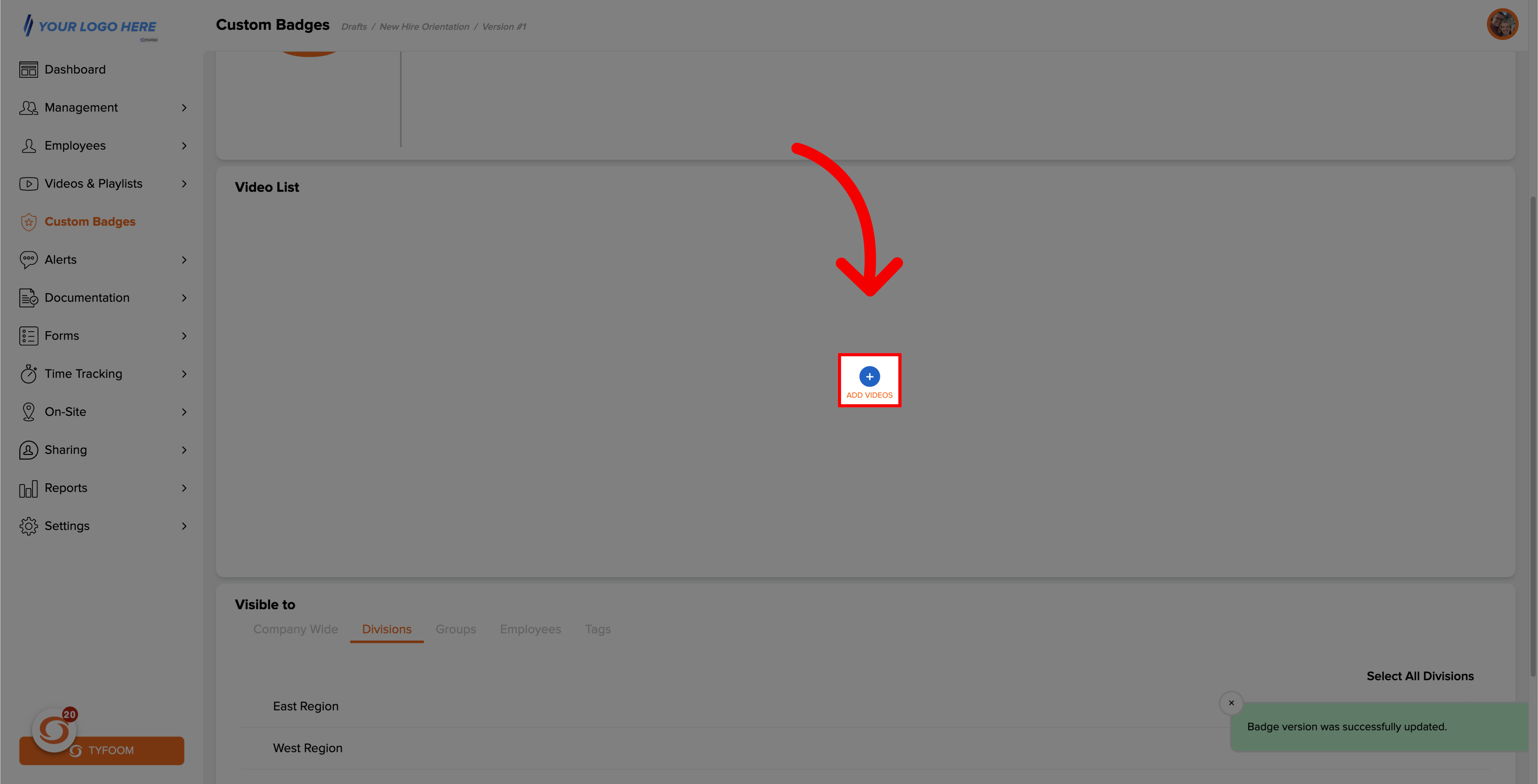 Create a Custom Badge