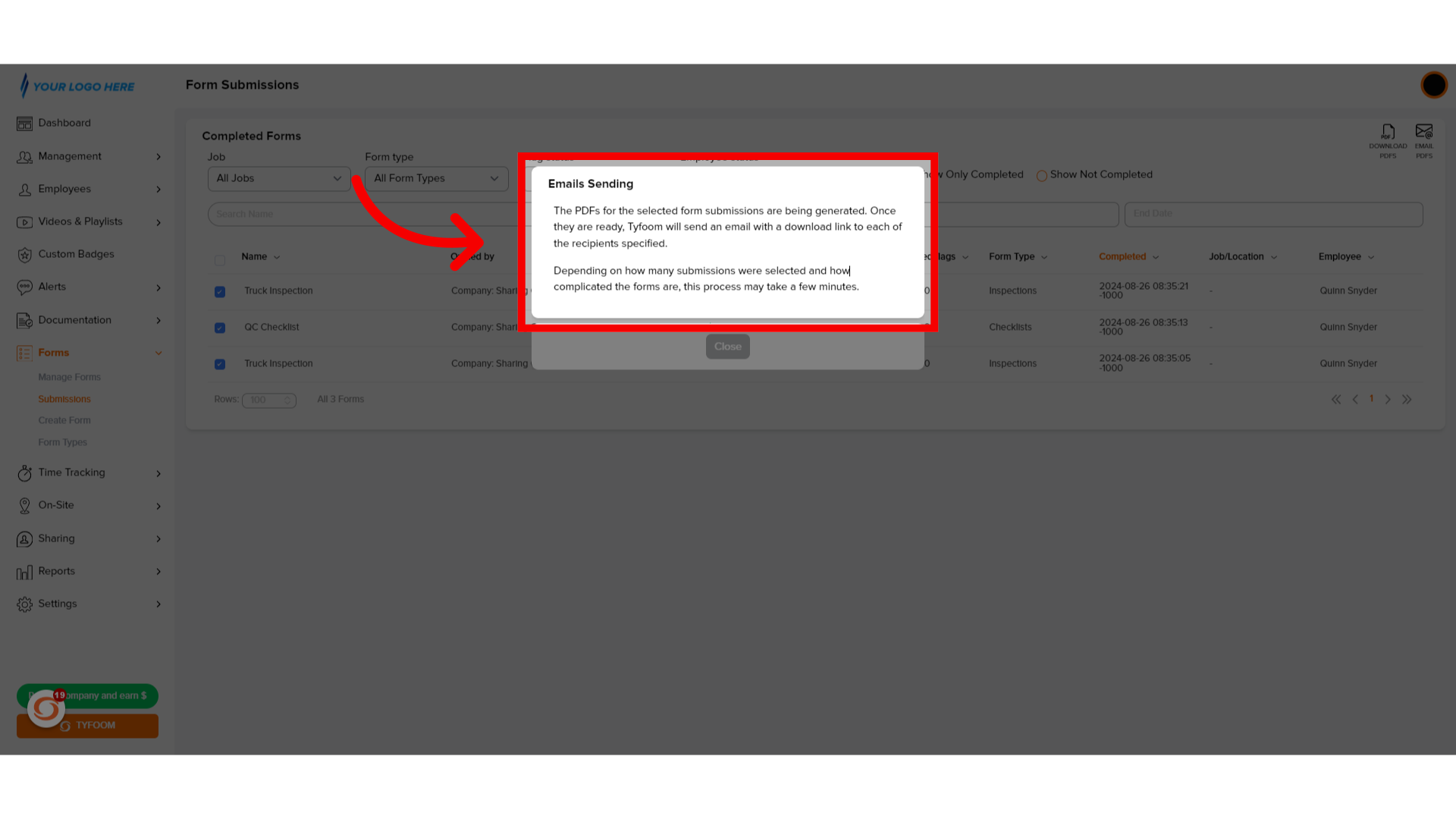 How to Bulk Download Form Submissions