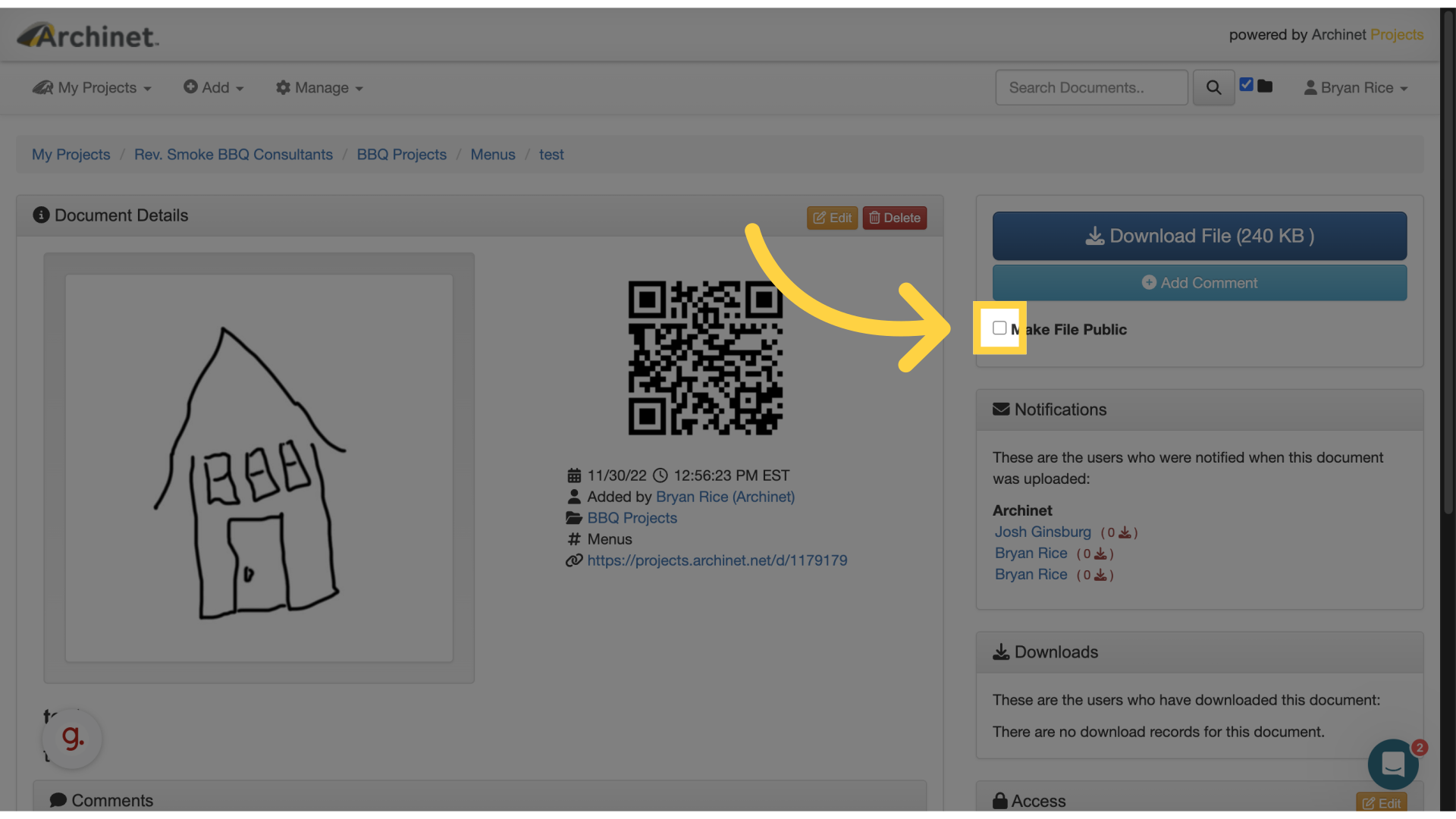 How to Make a File Public - Archinet