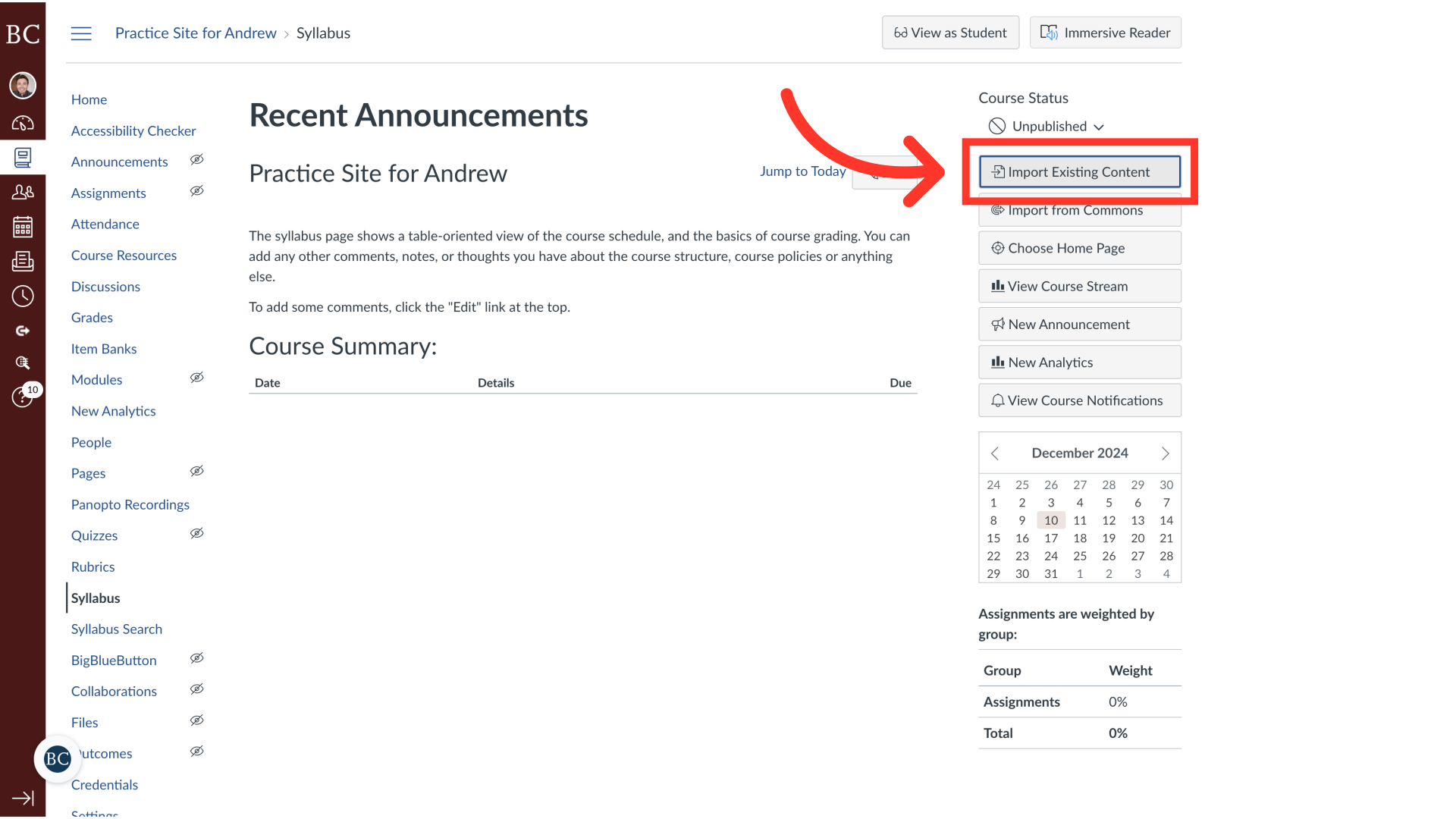 Copying Content from One Canvas Site to Another – Digital Learning ...