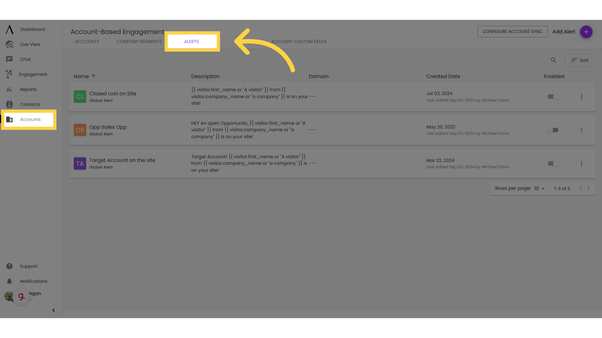 Creating and Using Alerts - Signals Help Docs
