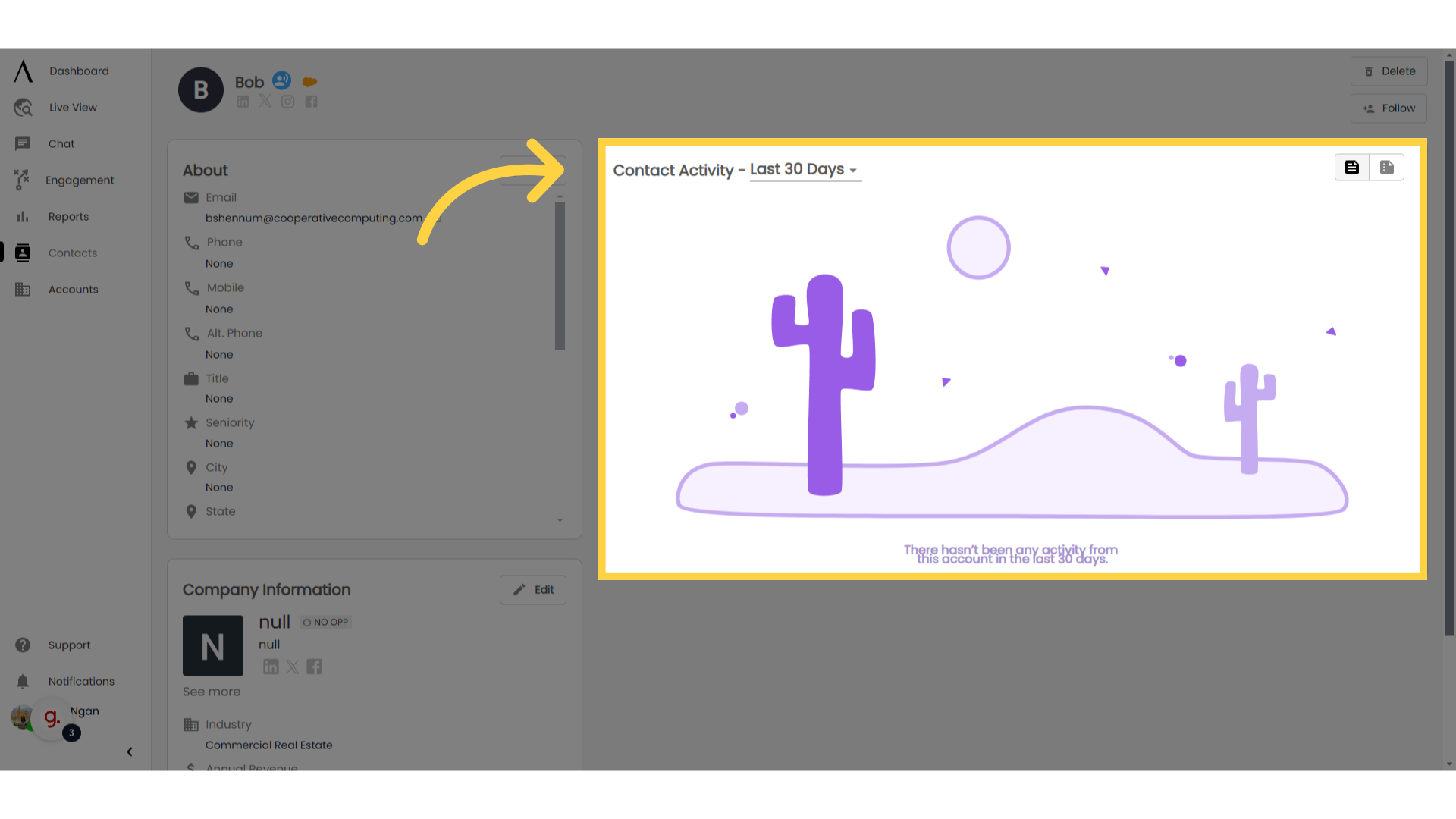 View Contact Details - Signals Help Docs