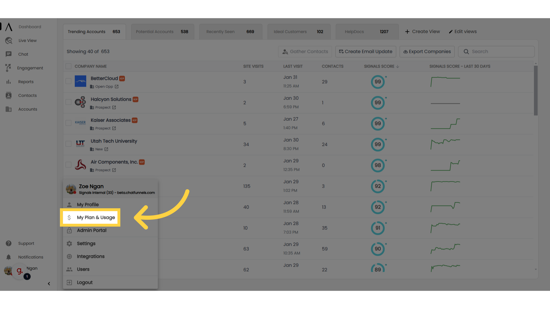 Billing - Signals Help Docs