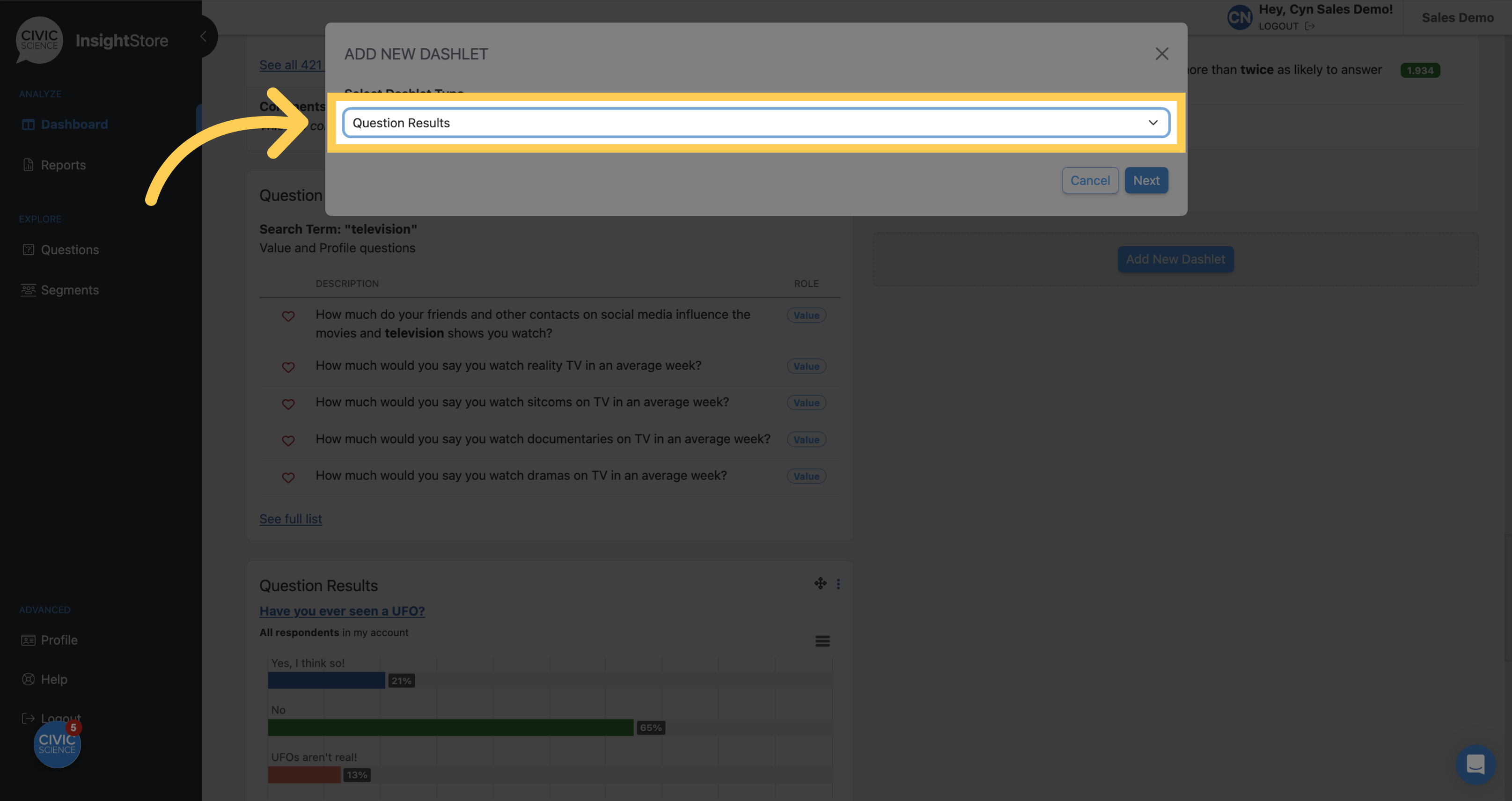 Video: adding a question | CivicScience Knowledge Base
