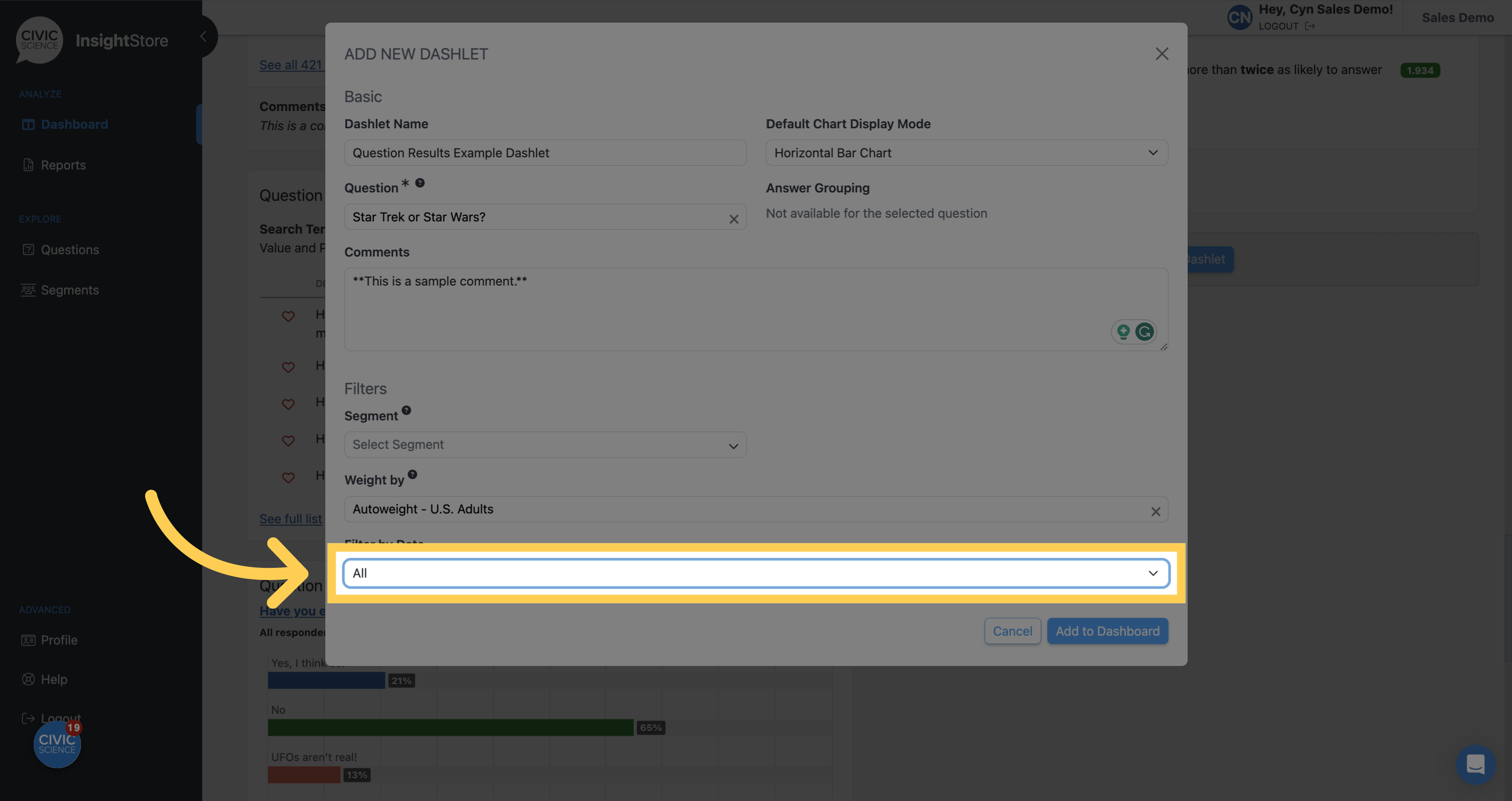 Video: adding a question | CivicScience Knowledge Base