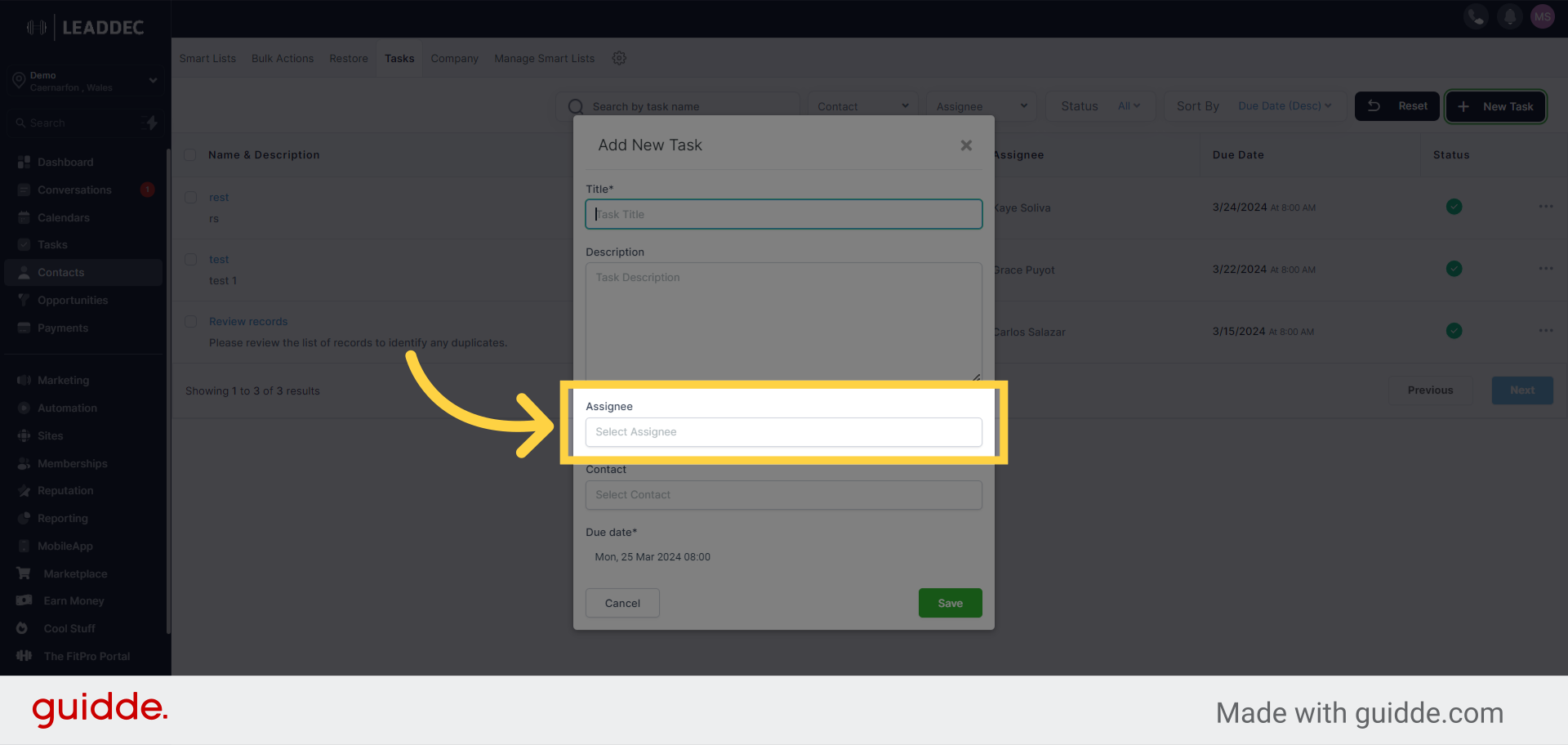How to Create a New Task in Your CRM: A Step-by-Step Guide | LeadDec