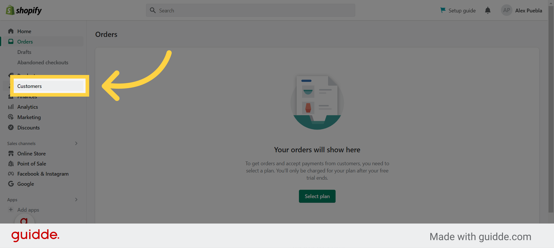 How to place manually a new order on Shopify - Guidde | Gallery