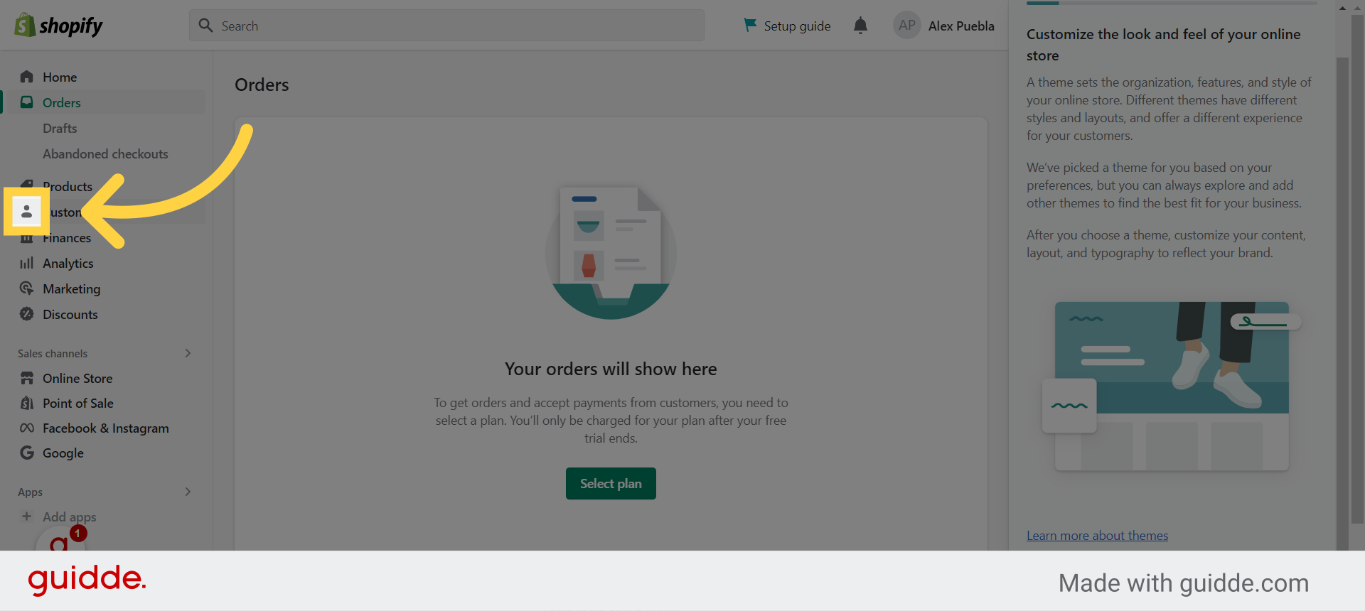 How to add a new customer manually on Shopify - Guidde | Gallery