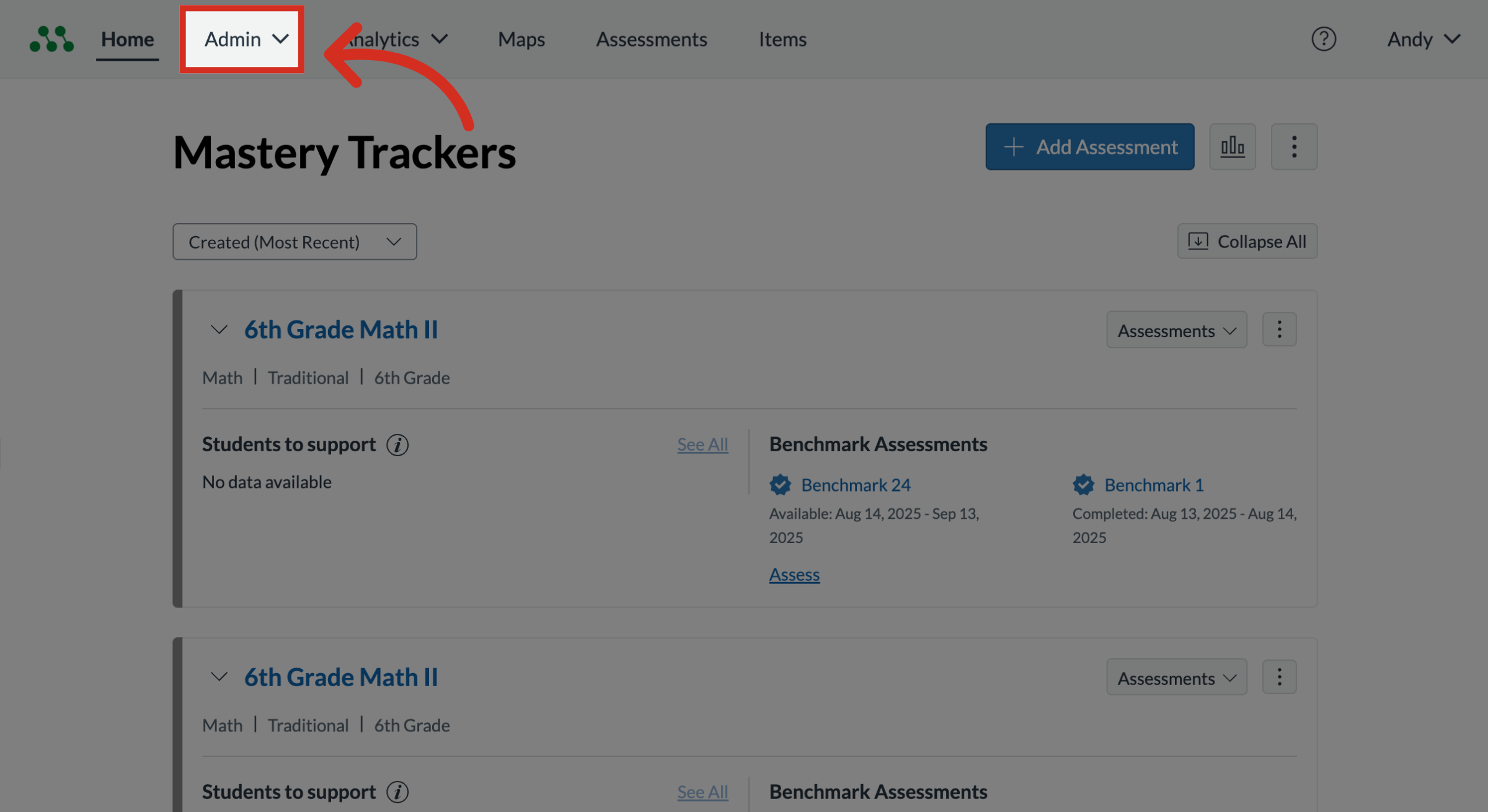 How do I use the Manage Teachers page as a Mastery Connect admin ...