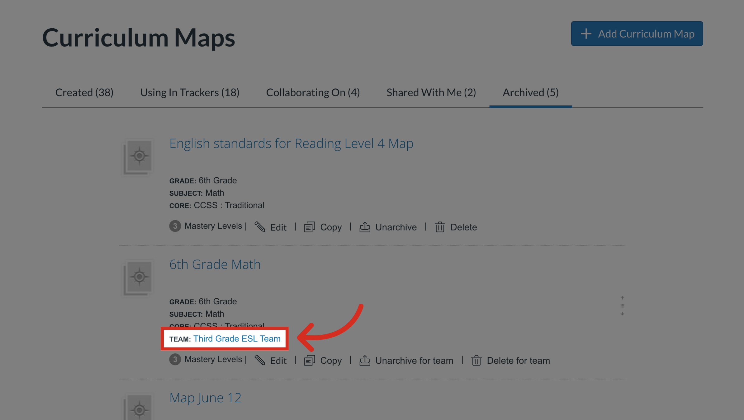 How do I use the Curriculum Maps page? - Instructure Community