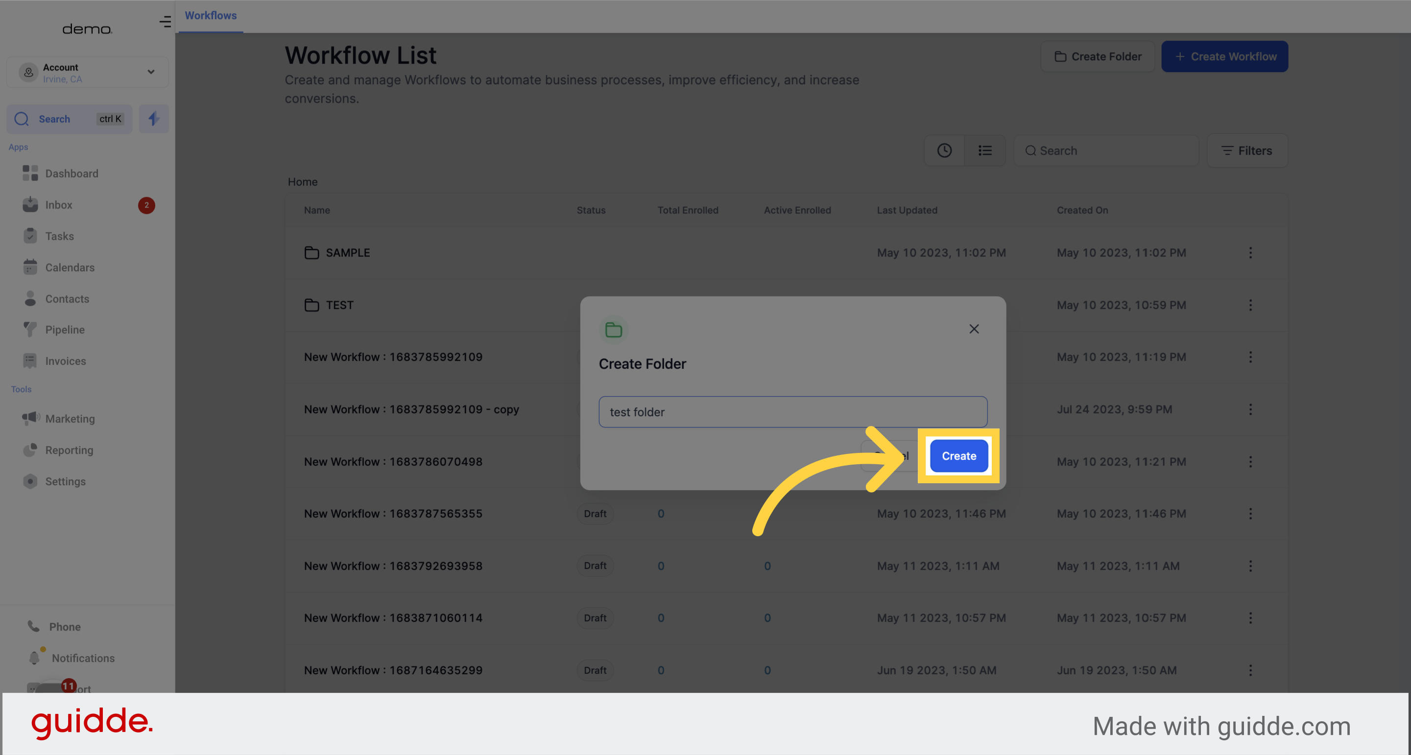 How to Organize Your Workflows Into Folders | Maven HQ