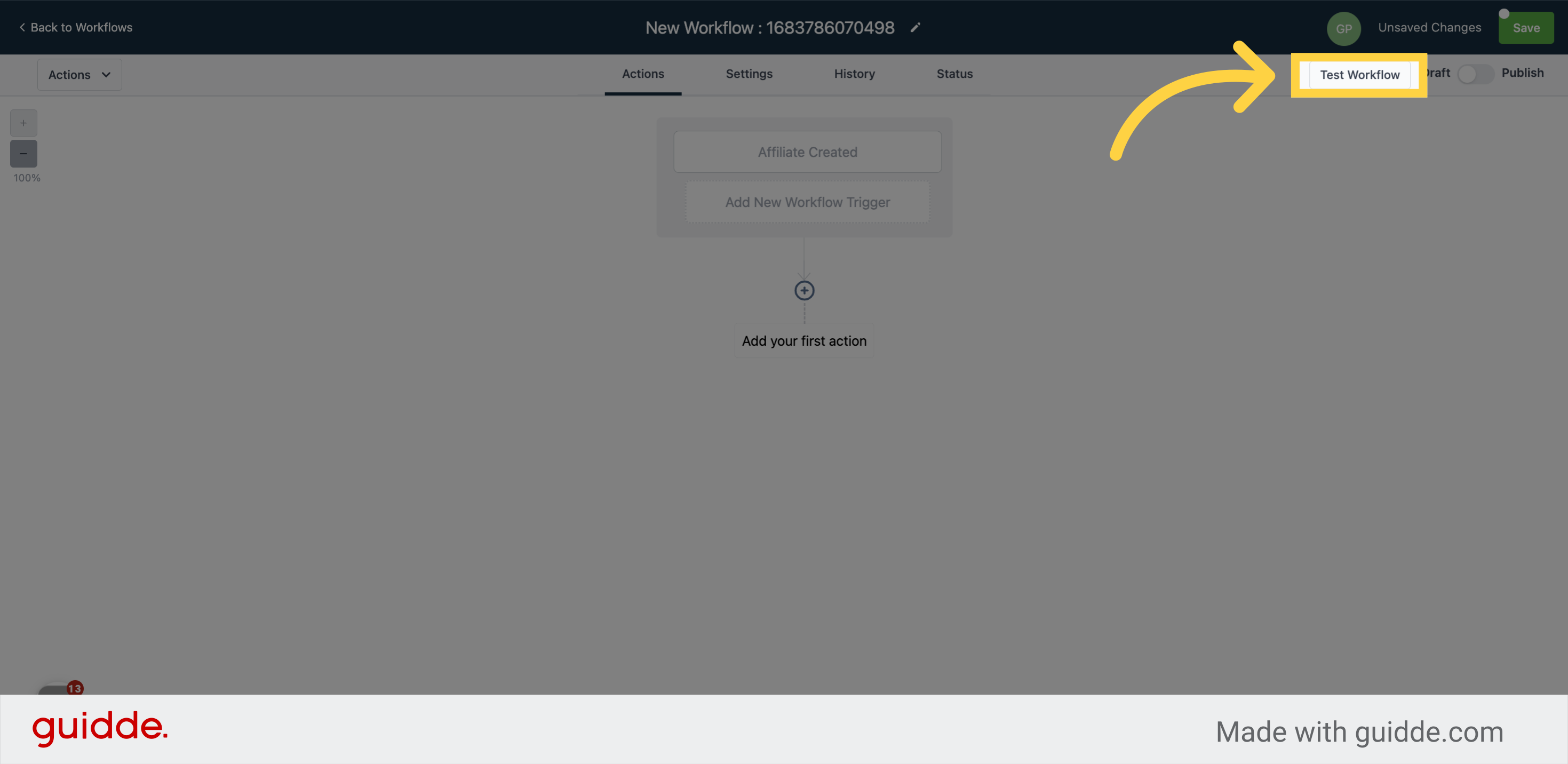 How to use Workflow - Actions tab | Maven HQ