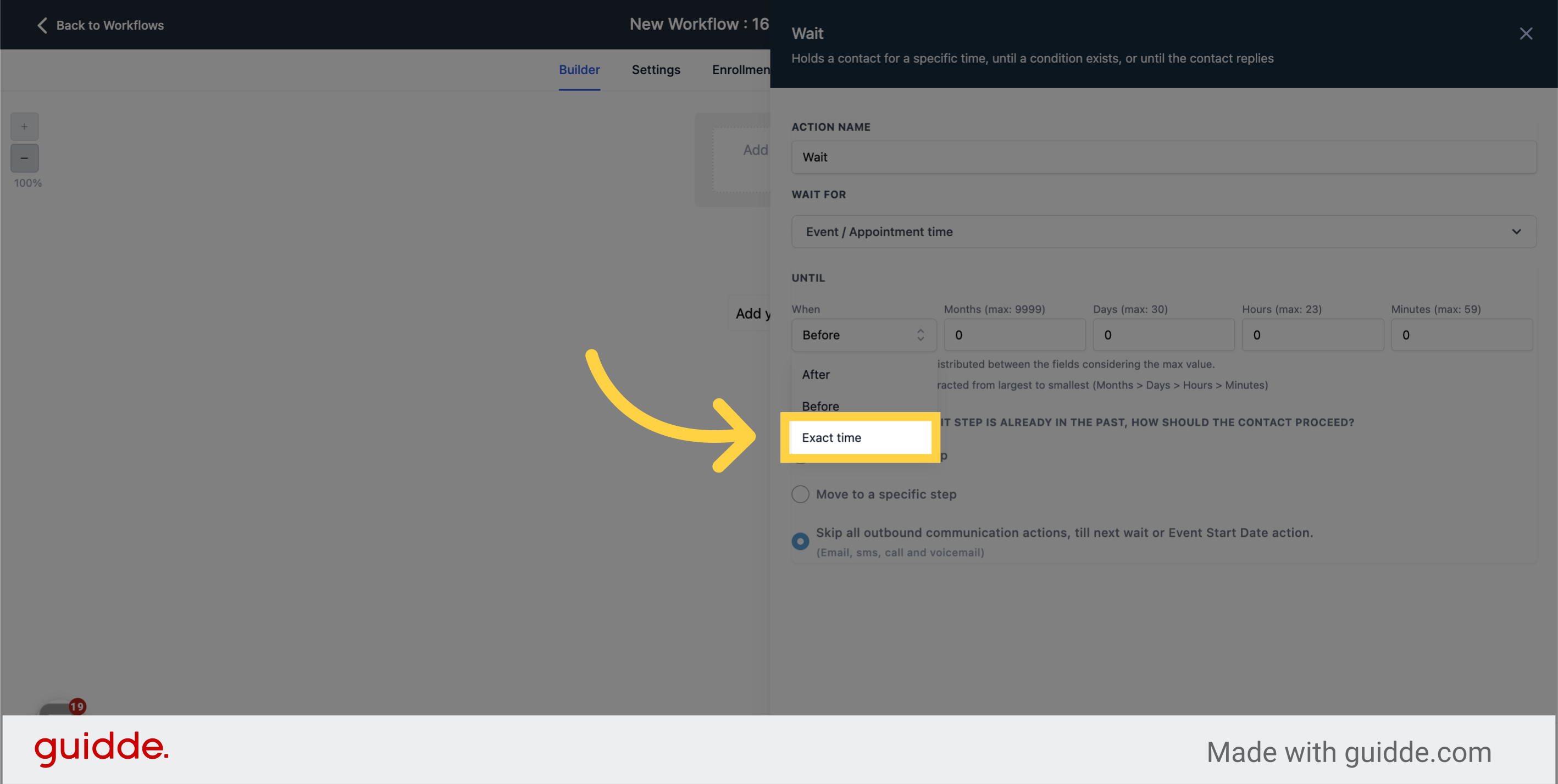 Conditions and Workflow actions - How to use wait | Maven HQ