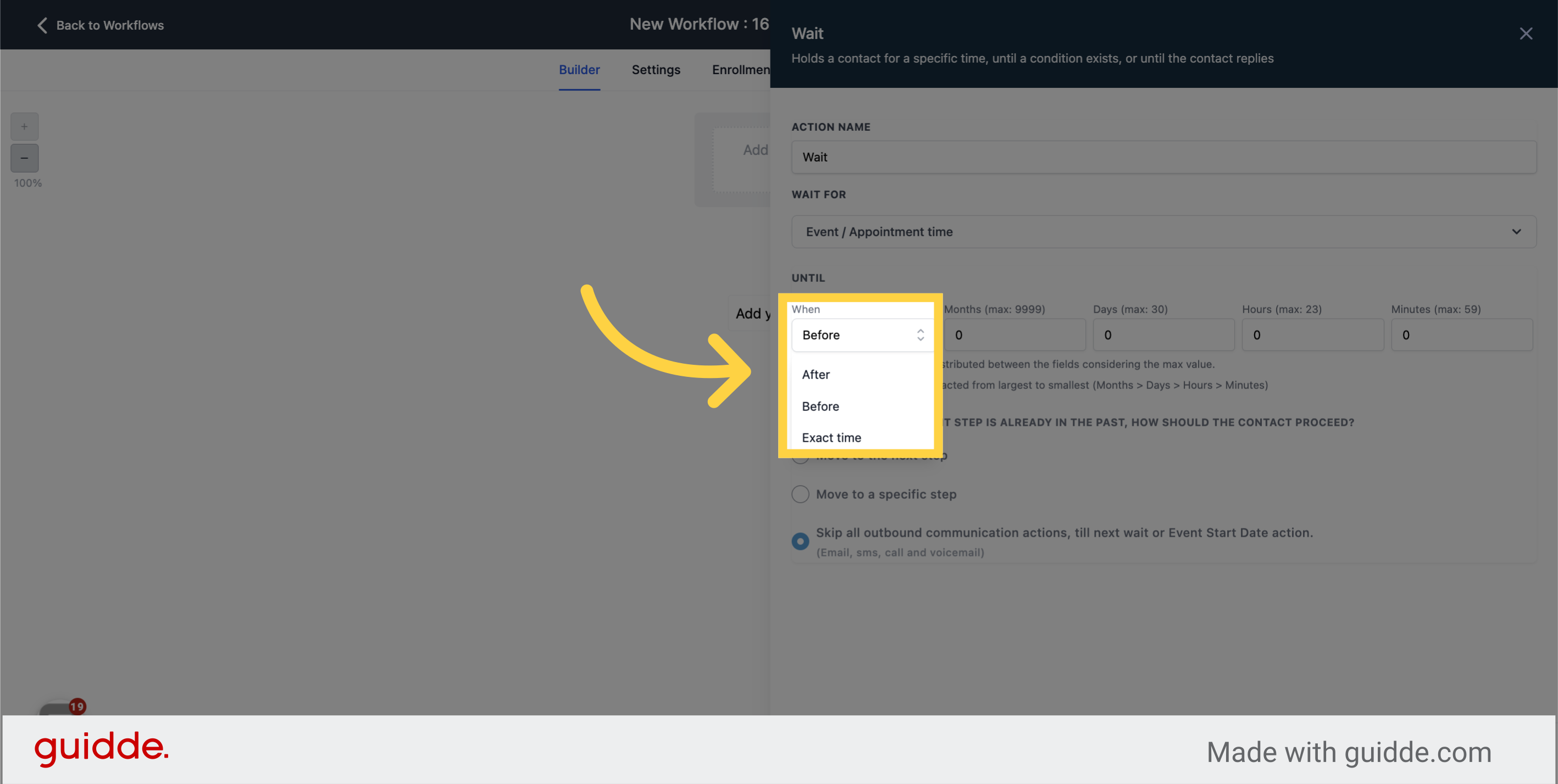 Conditions and Workflow actions - How to use wait | Maven HQ