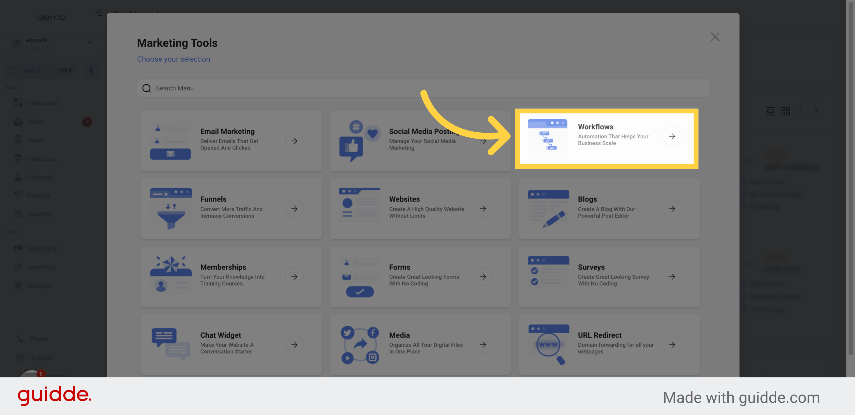 CRM actions - How to use update contact field | Maven HQ