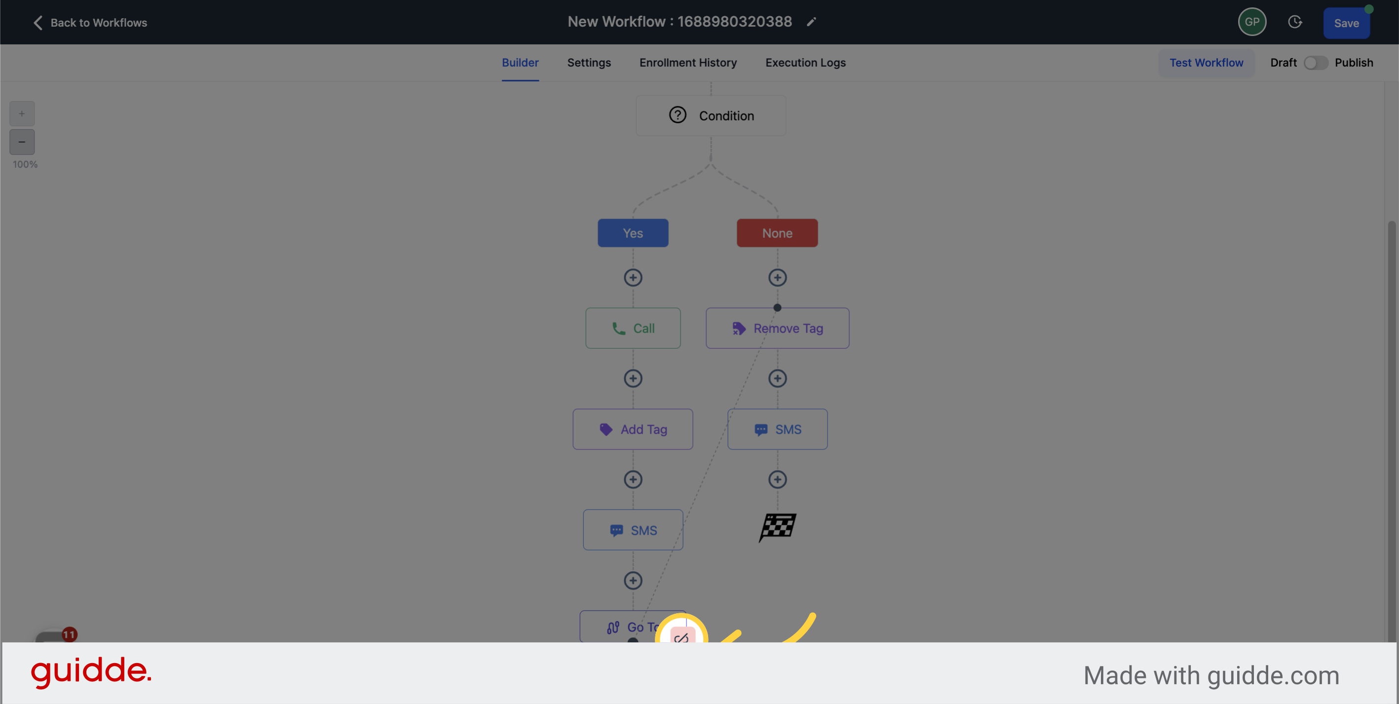 Conditions and Workflow actions - How to use go to | Maven HQ