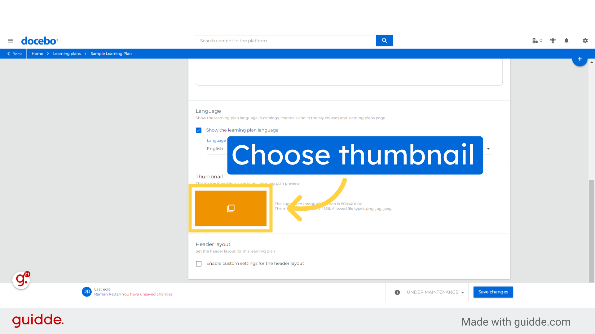 How to create Learning Plan in Docebo - Guidde | Gallery