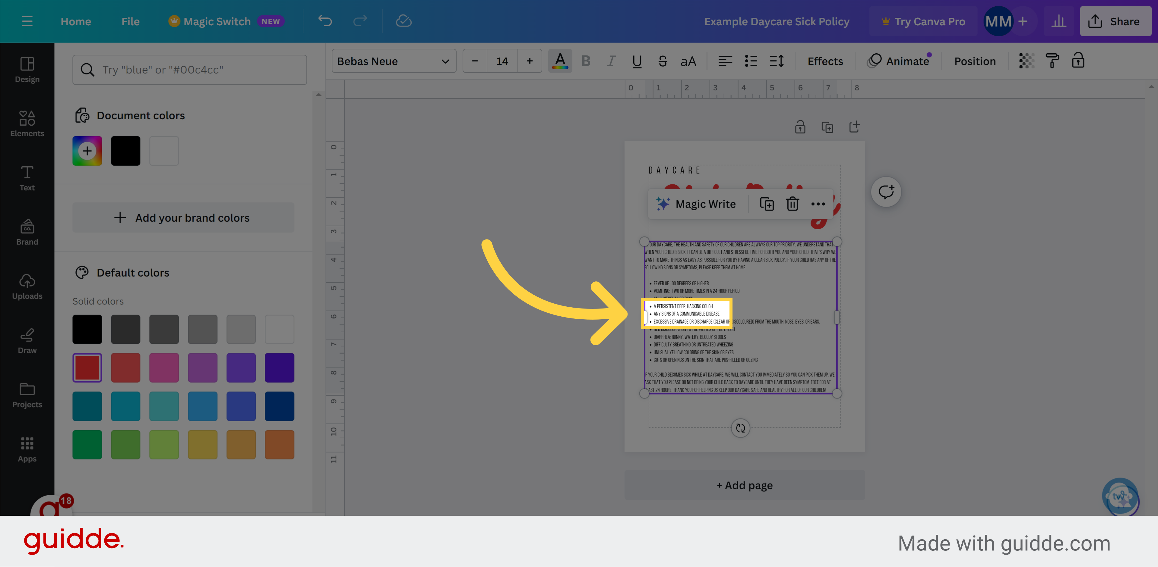 How To Use A Canva Template - HOW TO START A HOME DAYCARE