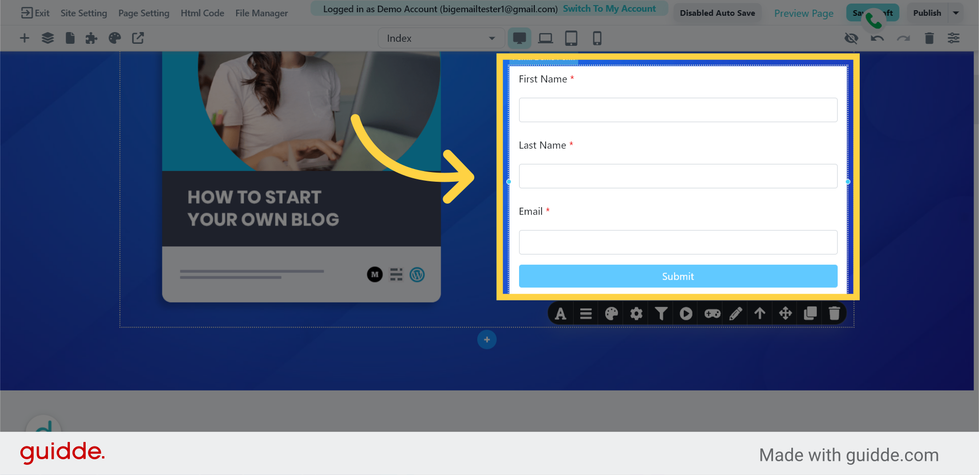 How To Change The Button Color On A Form - Digably Help Docs